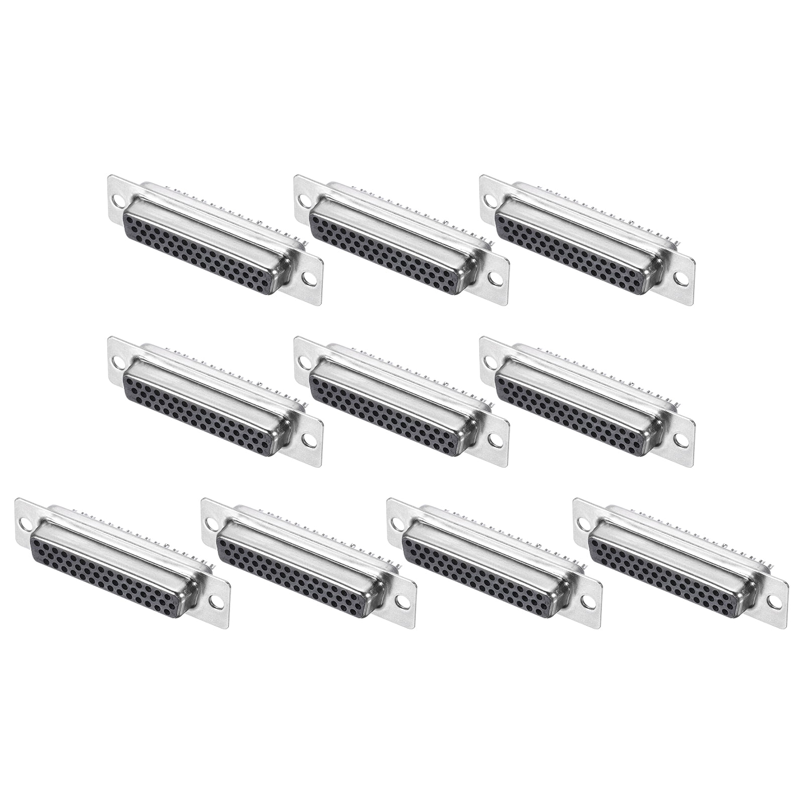 Uxcell D-sub Connector DB44 Female Socket 44-pin 3-Row Serial Port ...