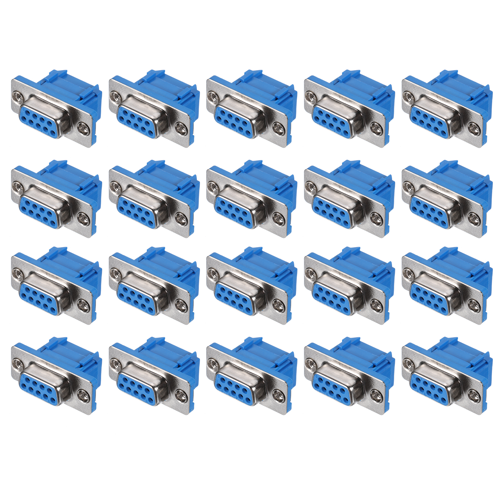 Uxcell D-sub Connector DB9 Female Socket 9-pin Serial Port Terminal Breakout for Mechanical CNC ...