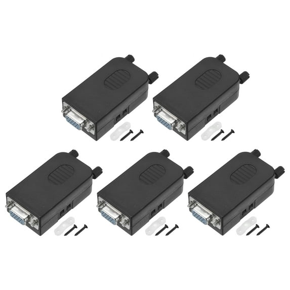 Uxcell D-sub Connector Female Socket 15-pin 3-Row Female Serial Port ...