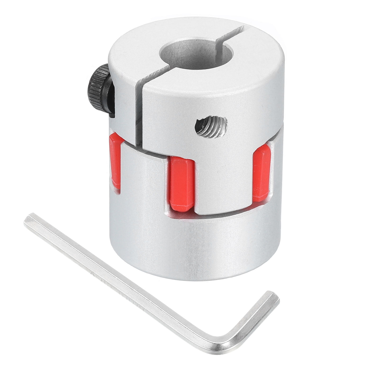 Uxcell D25 L30 6mm to 10mm Flexible Plum Shaft Coupling Connector ...