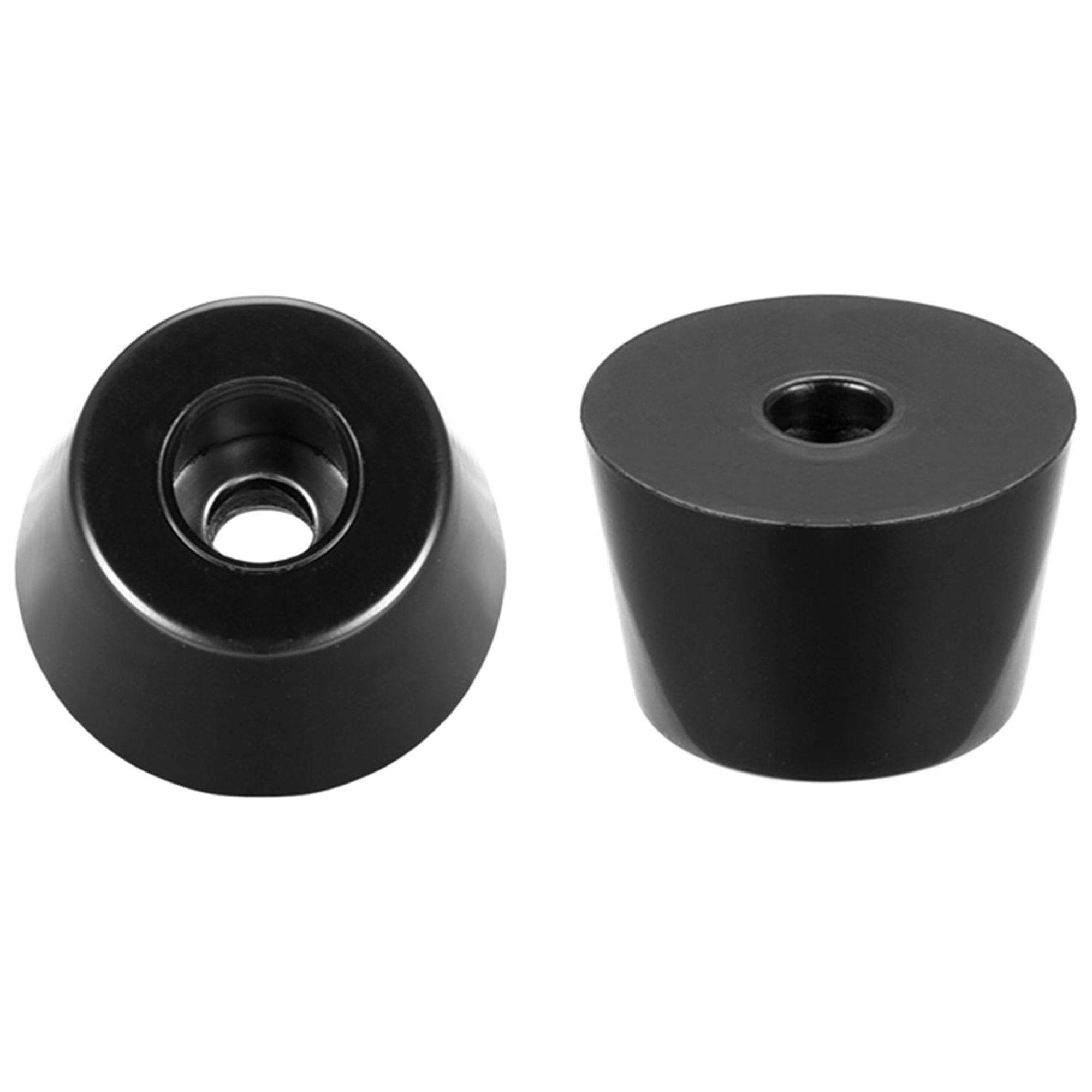 Uxcell D27x21xH18mm Rubber Feet Bumper Pads, Black 12 Count - Walmart.com
