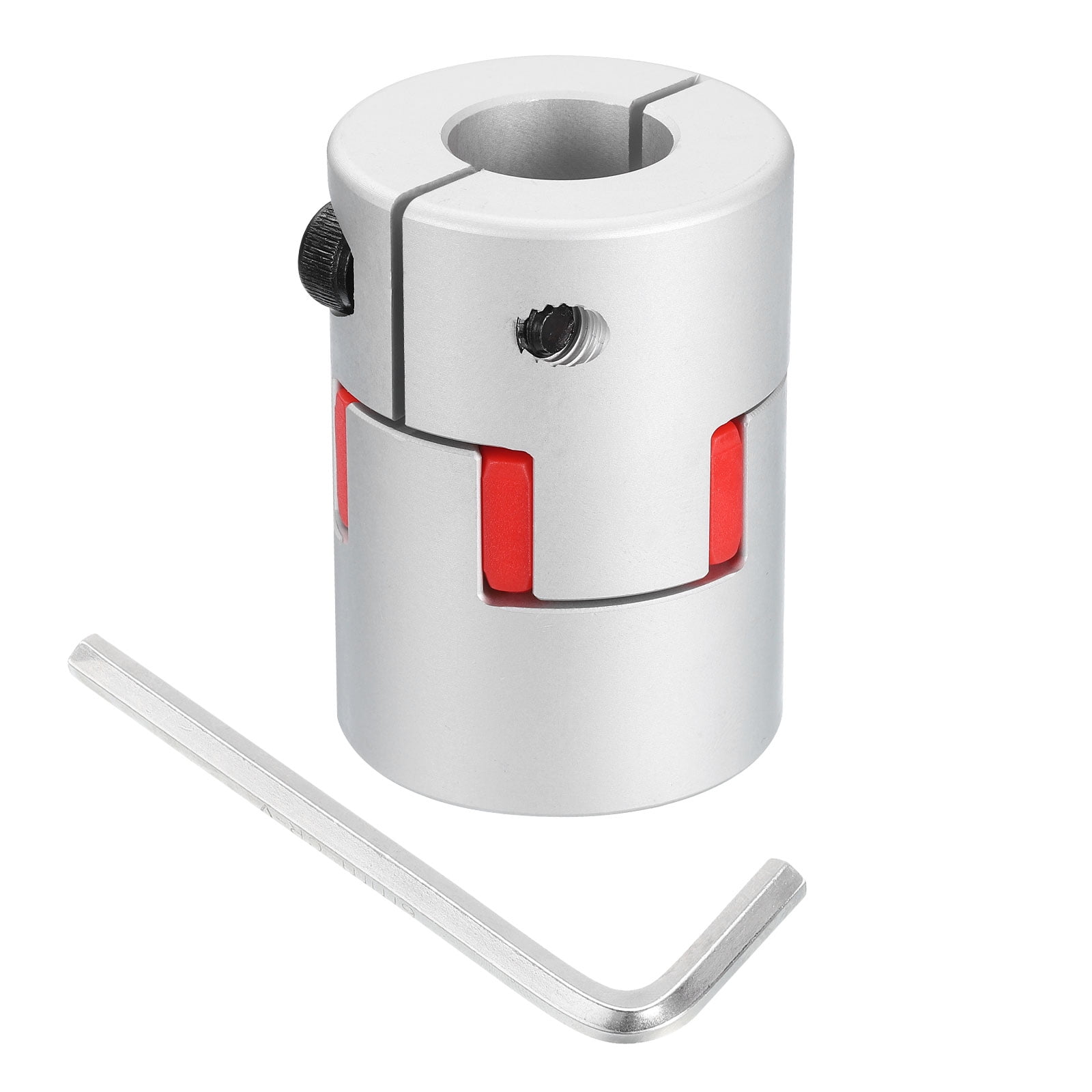 Uxcell D40 L55 17mm to 19mm Flexible Plum Shaft Coupling Connector ...