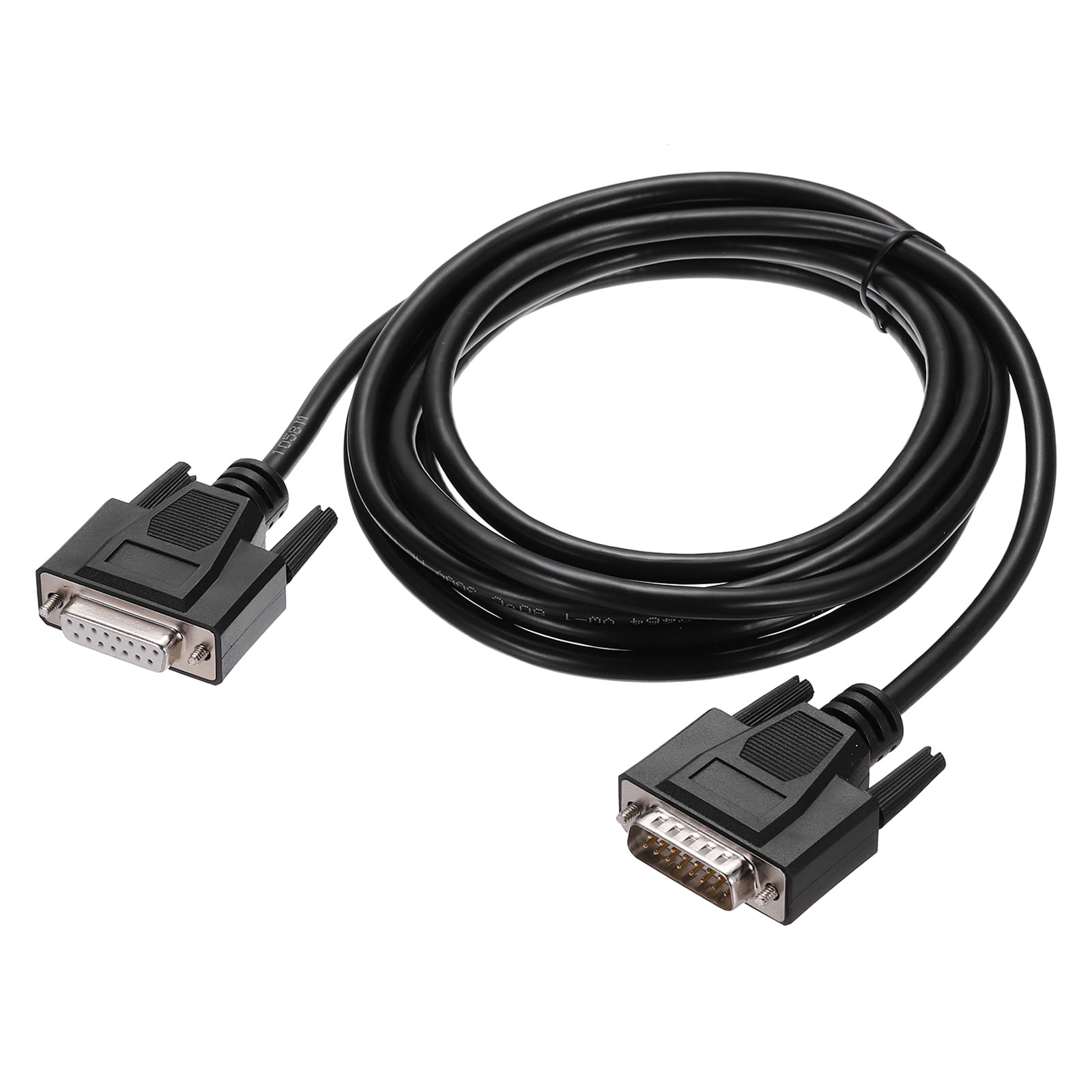 Uxcell DB15 Serial Cable, 28AWG Aluminium Foil Shielded DB15 Male to ...