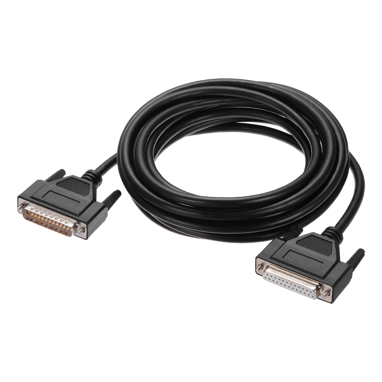 Uxcell DB25 Serial Cable, 28AWG Aluminium Foil Shielded DB25 Male to ...