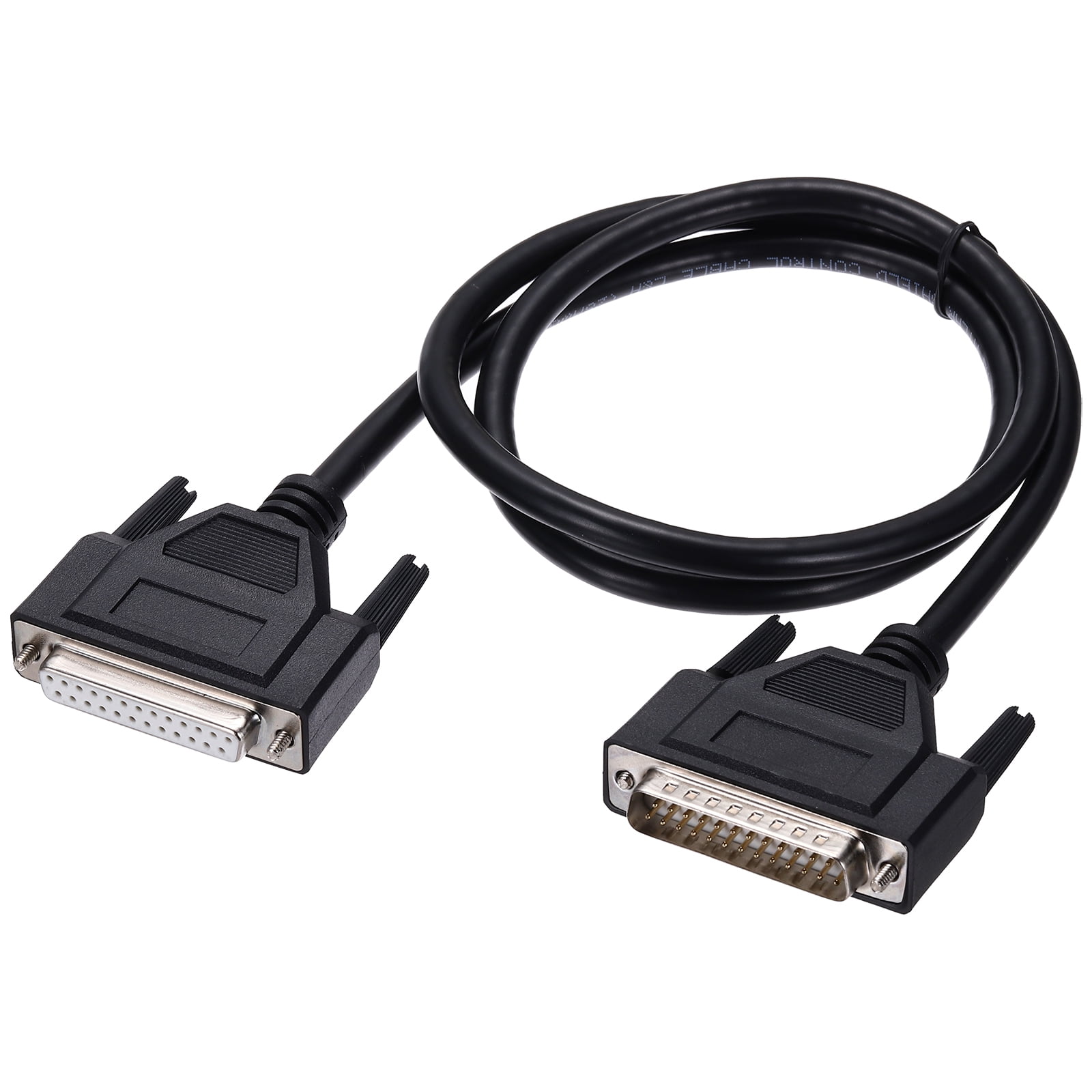 Uxcell DB25 Serial Cable, 28AWG Aluminium Foil Shielded DB25 Male to ...