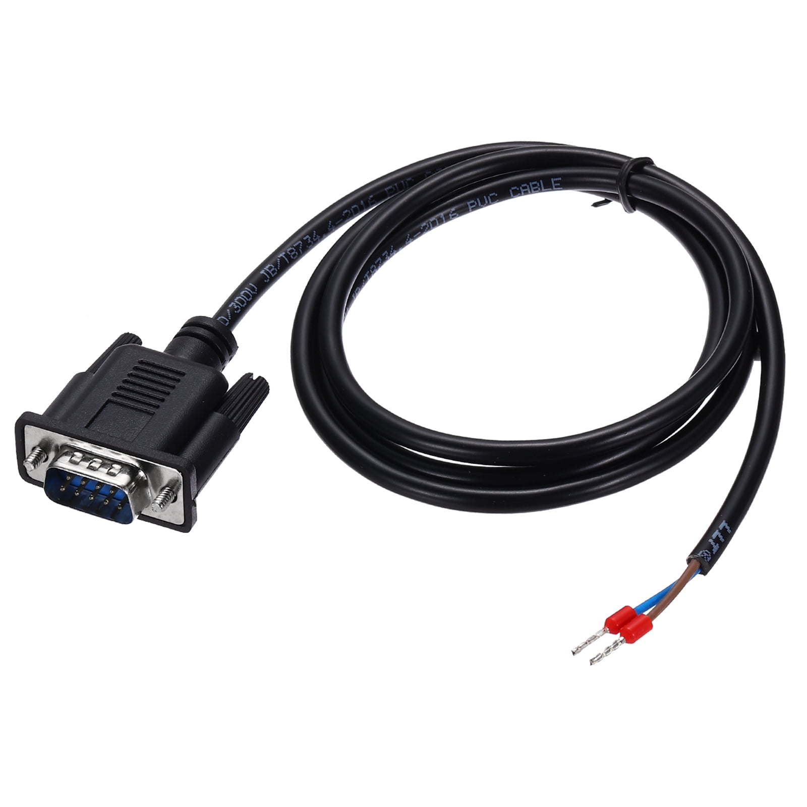 Uxcell DB9 RS232 Serial Cable, 24AWG DB9 Male to Bare Wire Open End ...