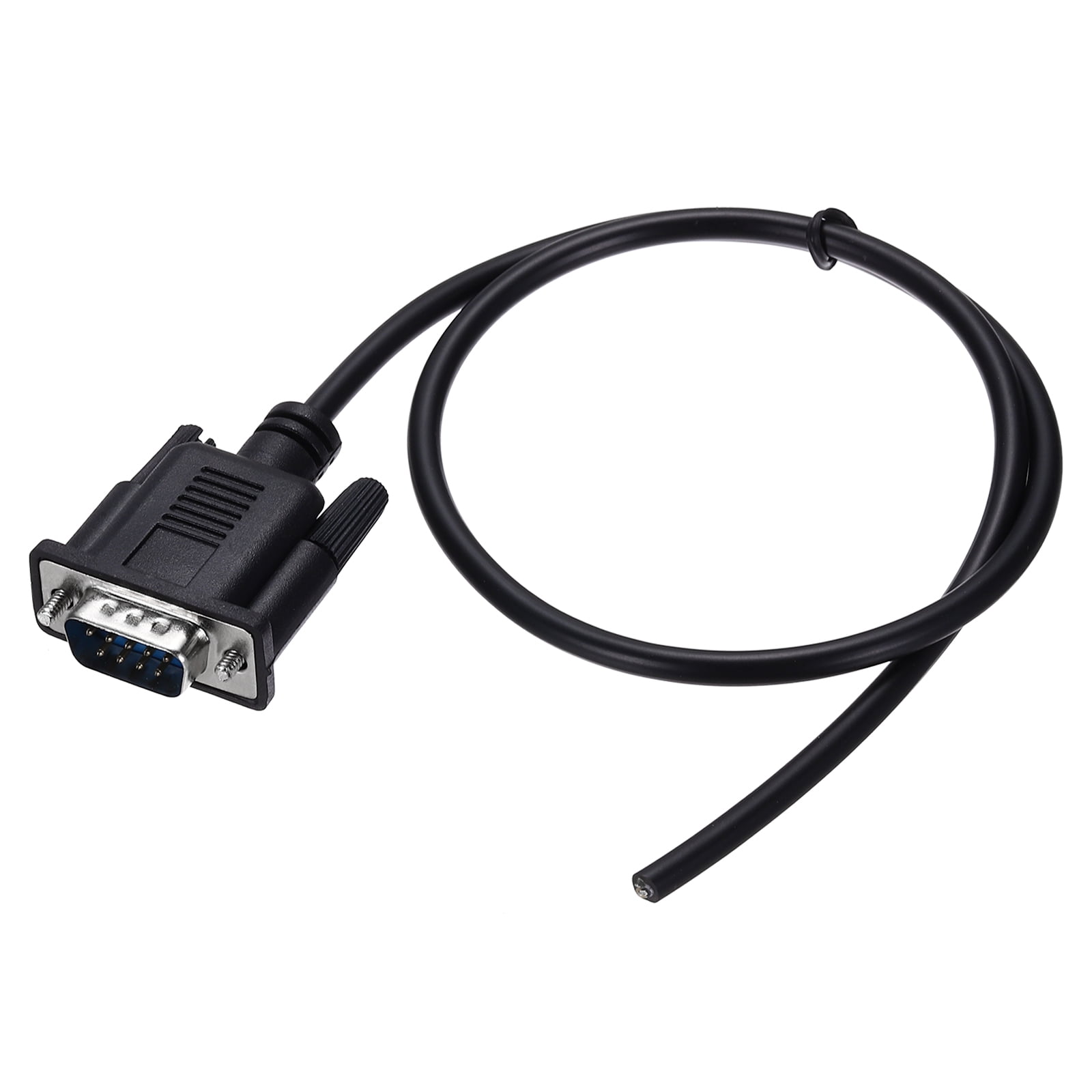 Uxcell DB9 RS232 Serial Cable, 24AWG DB9 Male to Bare Wire Open End ...