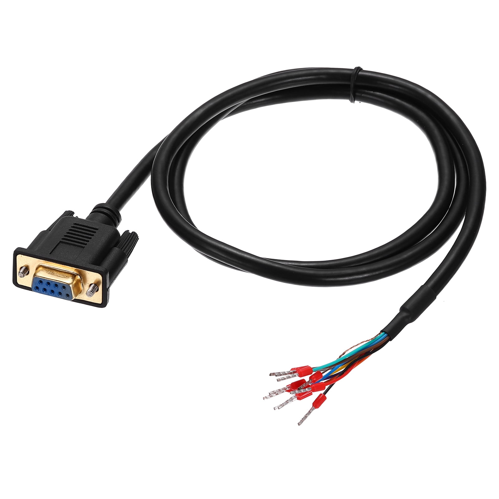 Uxcell DB9 RS232 Serial Cable, 26AWG DB9 Female to Bare Wire Cable with ...