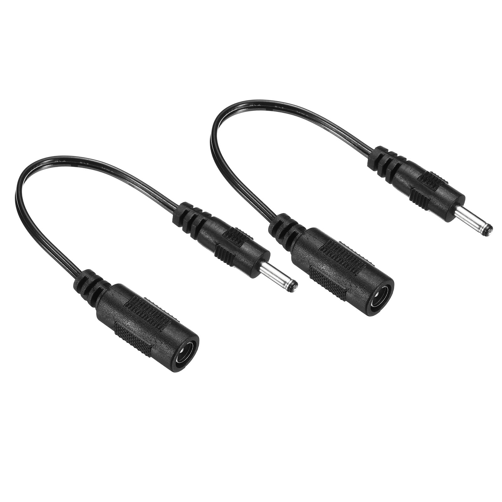 Uxcell DC 5.5x2.1mm Female to 3.5x1.35mm Male Extension Cable Adapter ...