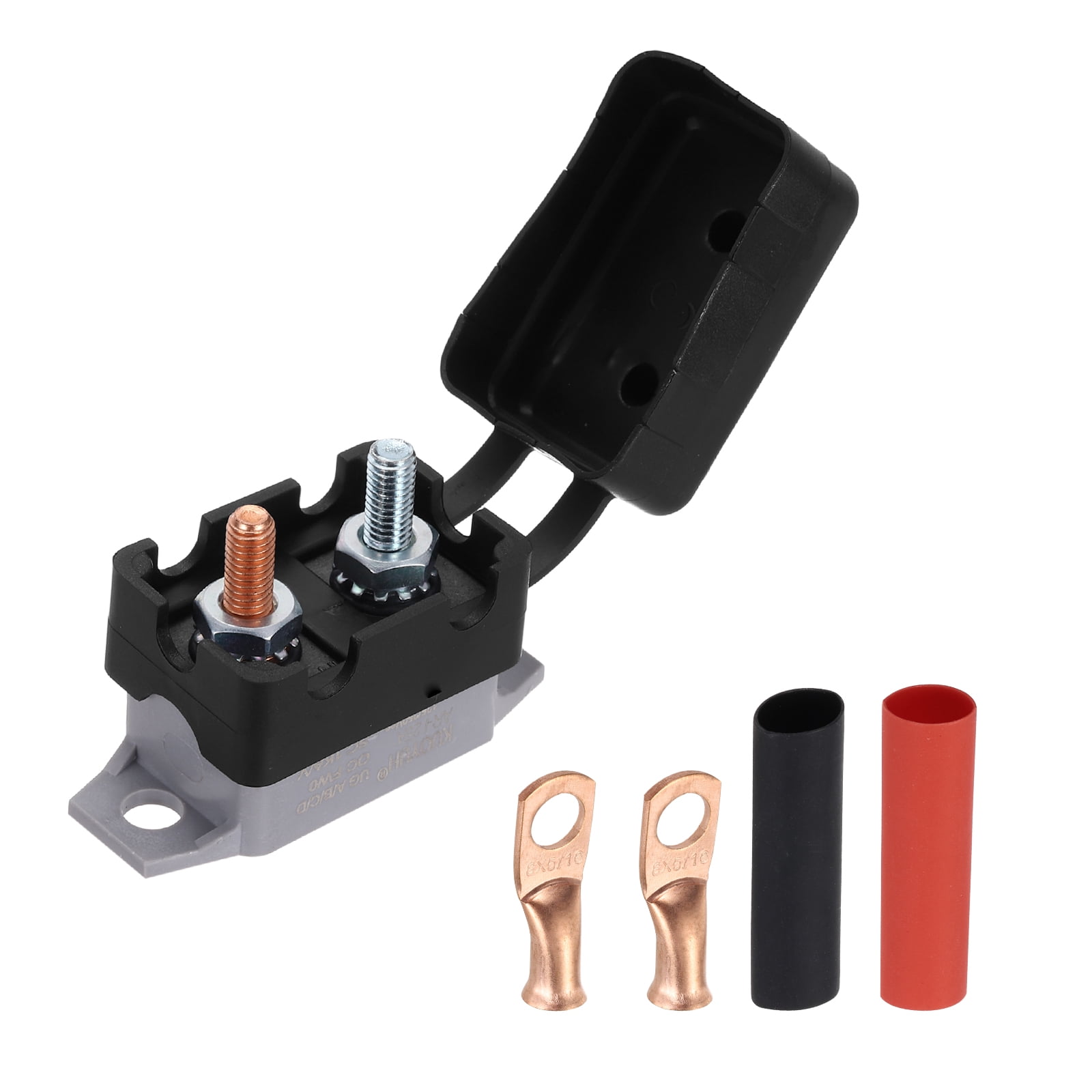 Uxcell DC 50V AC 125/250V 25A Circuit Breaker, Auto Reset Stud Bolt ...