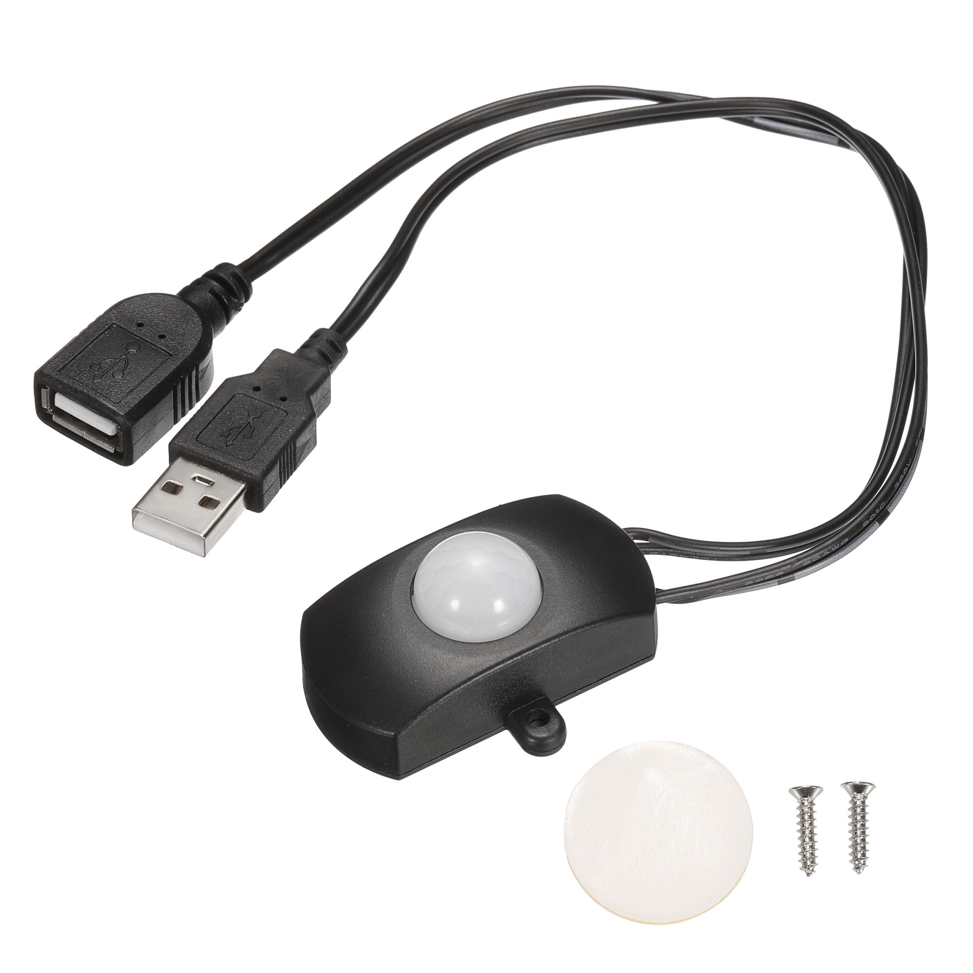 Uxcell DC 5V 24V 5A PIR Motion Sensor Switch Infrared Activated LED ...