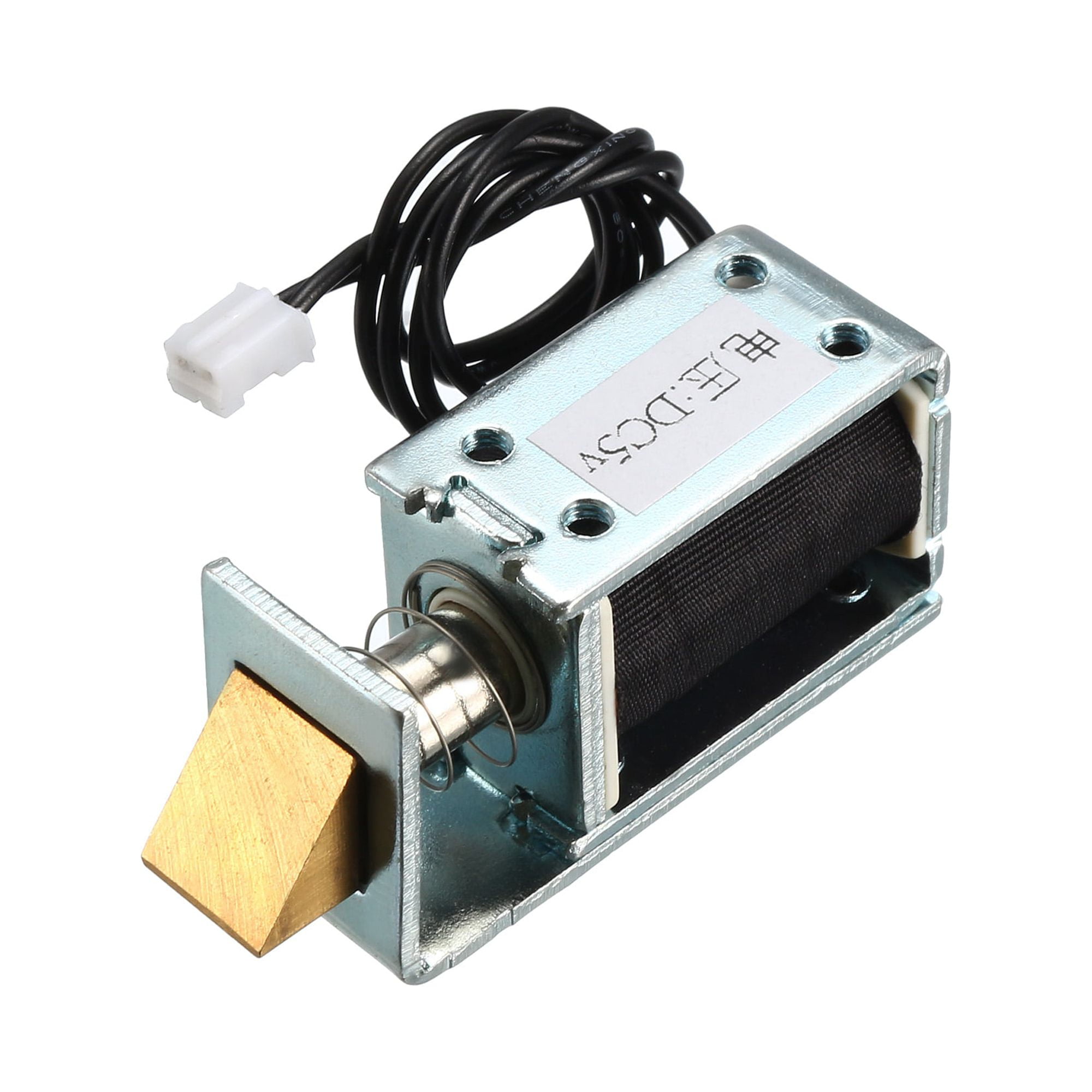 Uxcell DC 5V Push Type Electromagnetic Solenoid Lock Open Frame for ...