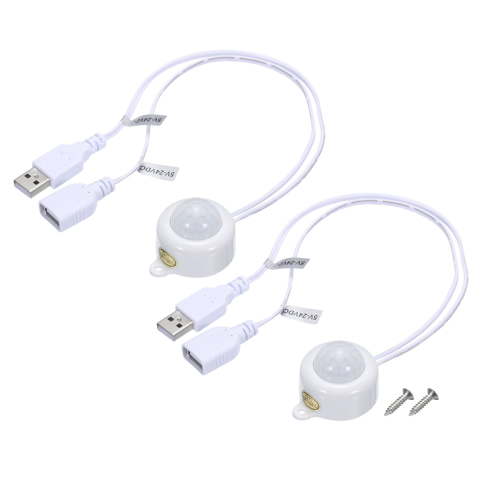 Uxcell DC 5V24V 5A PIR Motion Sensor Switch Light Sensor with USB ...