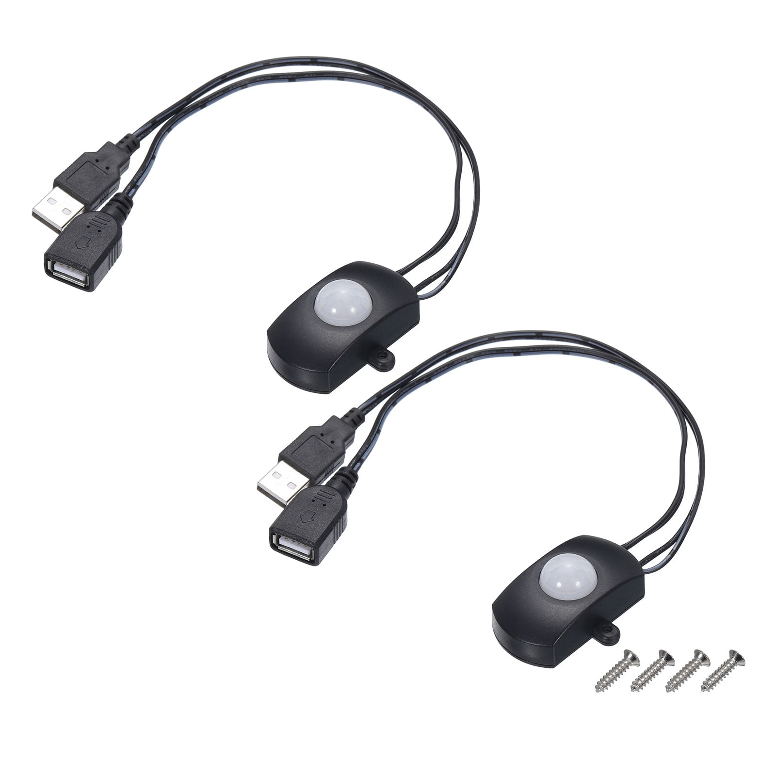 Uxcell DC 5V24V 5A PIR Motion Sensor Switch with USB Interface Cable ...