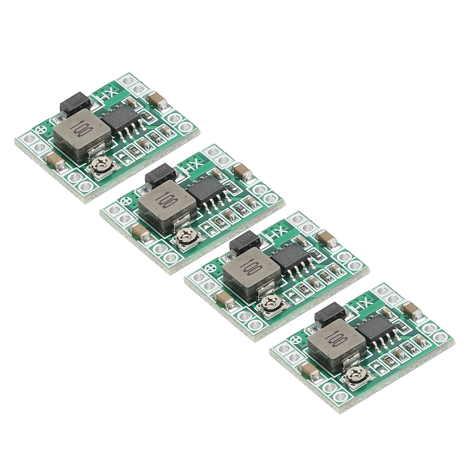 Uxcell DC Buck Converter Voltage Regulator MP1484EN 4.75-23V 3A Green ...