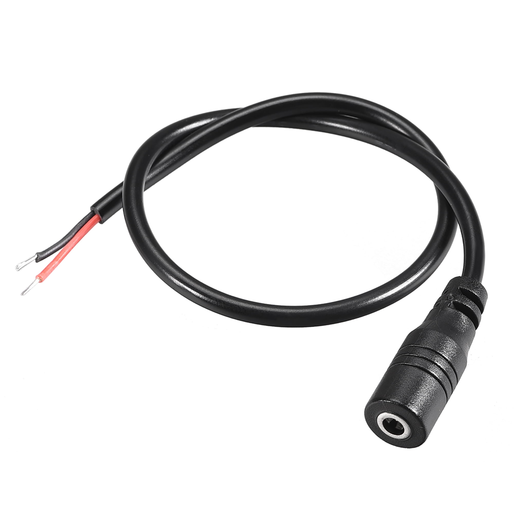 Uxcell DC Power 3.5mm x 1.35mm 30cm Length,Barrel Female Plug Connector ...