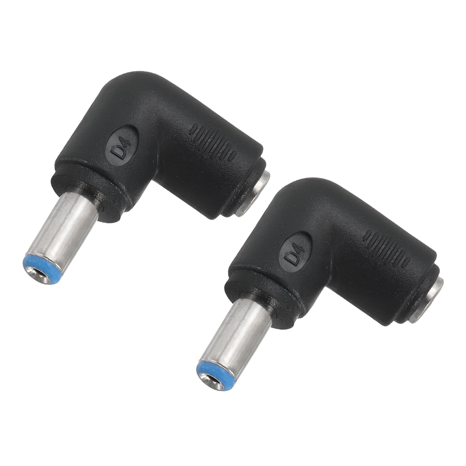 Uxcell DC Power Connector Adapter, Degree Angle Female Jack to Male ...