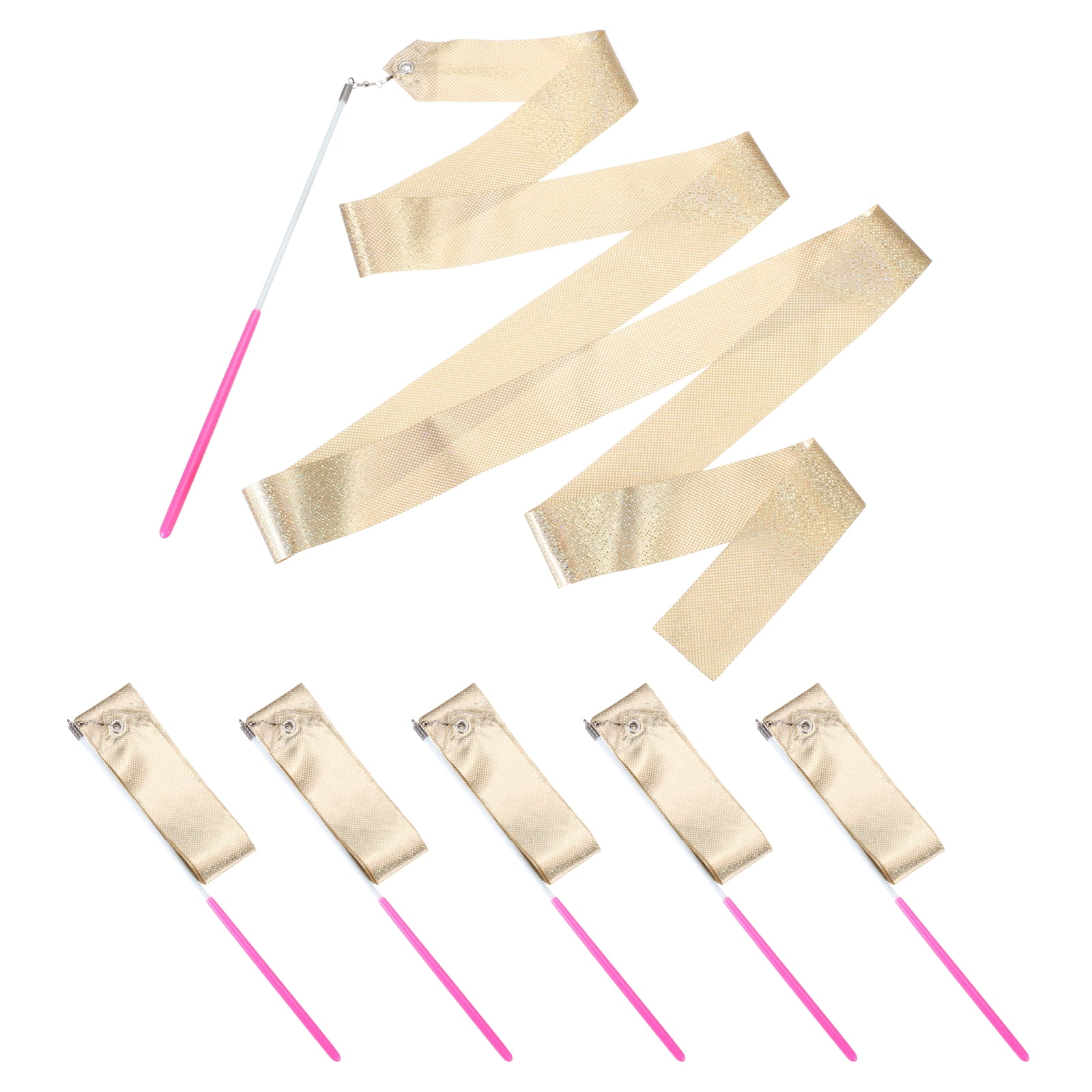 Uxcell Dance Ribbons, Gymnastics Dance Streamers with Non-Slip Wand ...