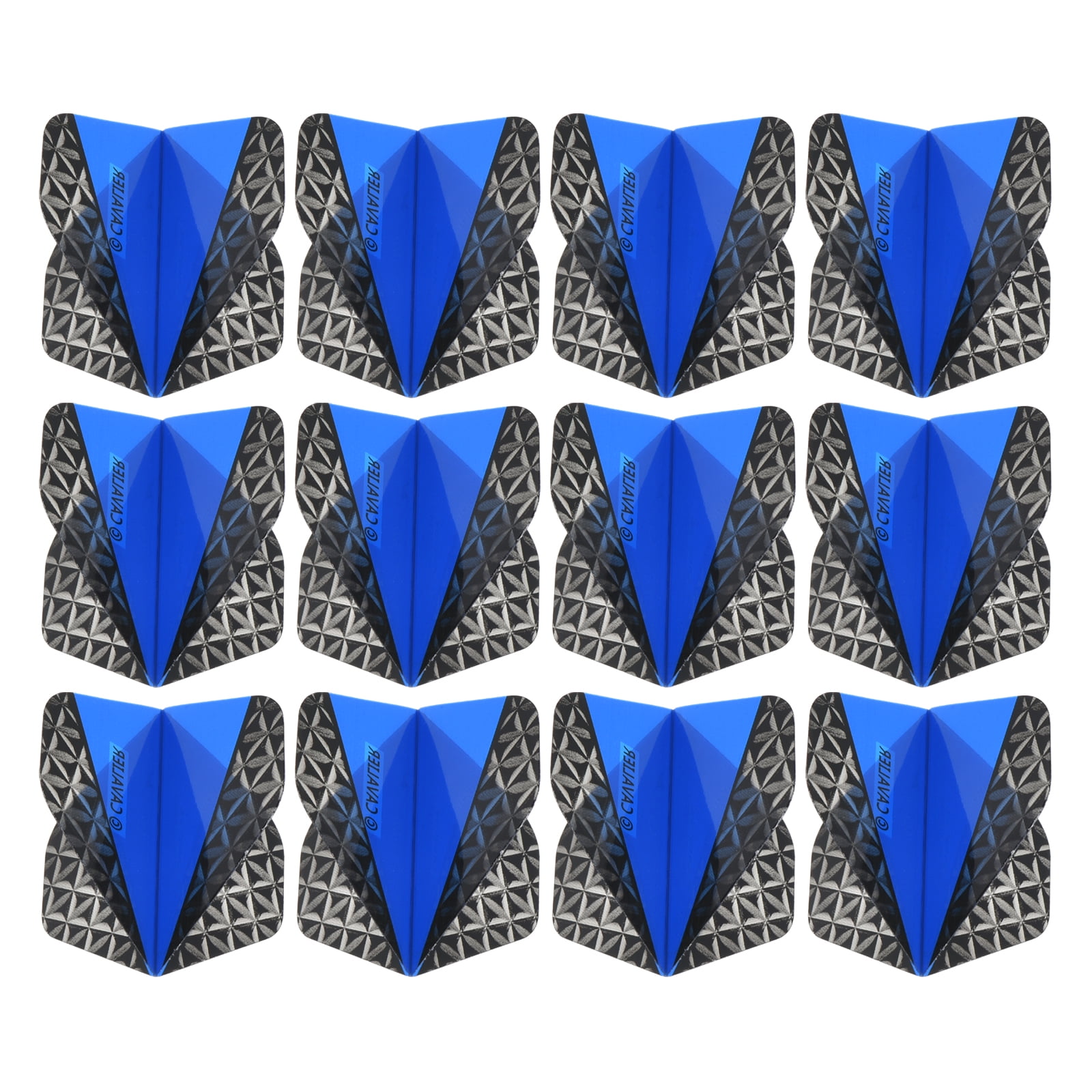 Uxcell Dart Flights, 12 Pack PET Standard Darts Accessories, Black ...