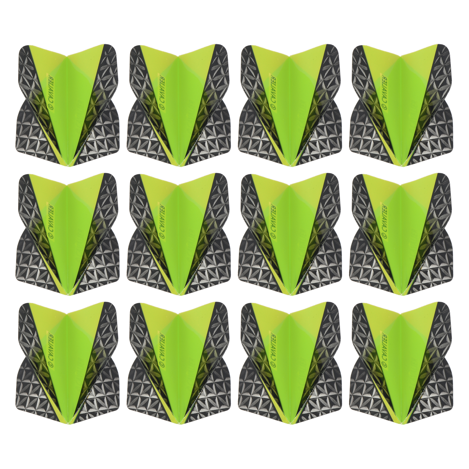 Uxcell Dart Flights, 12 Pack PET Standard Darts Accessories, Black ...