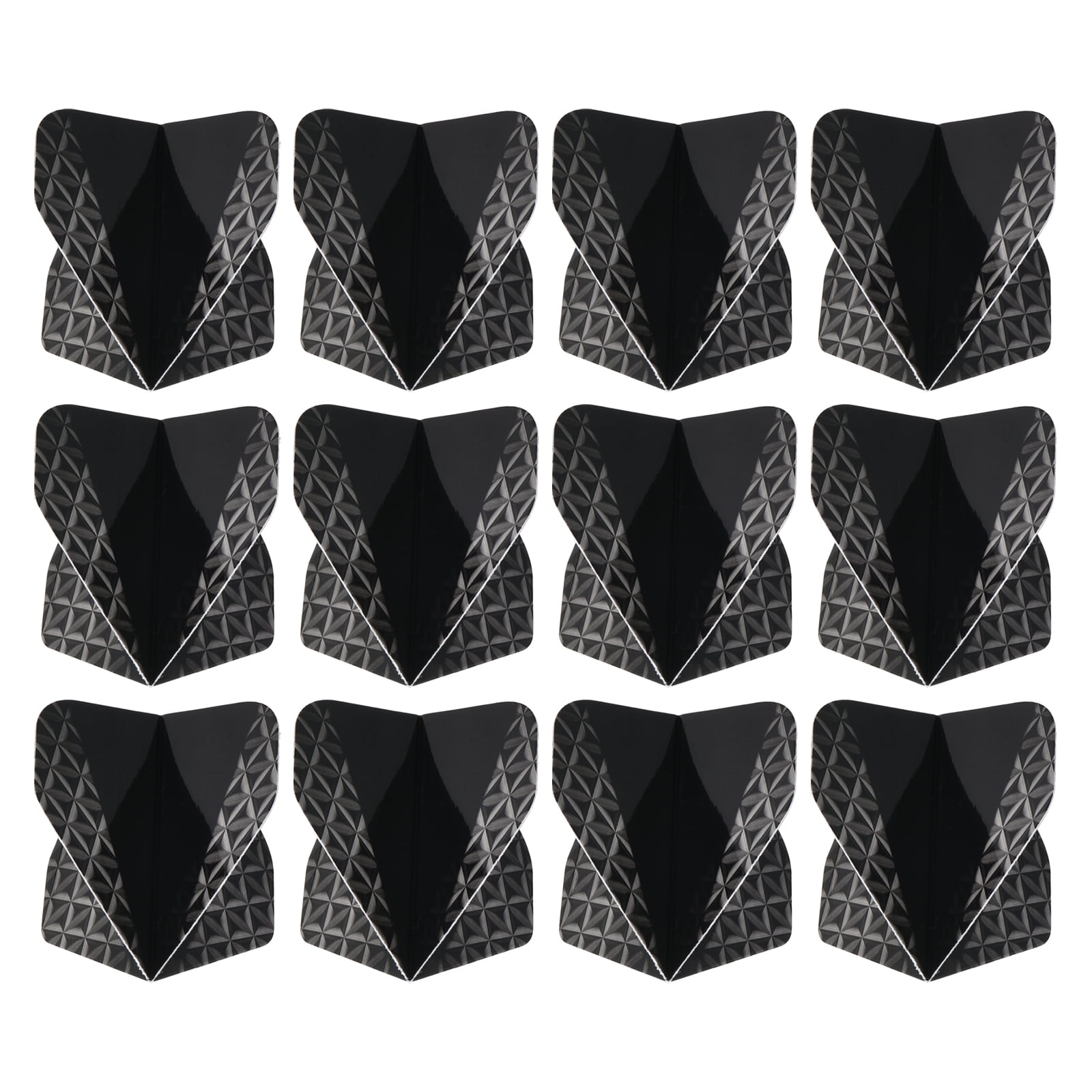 Uxcell Dart Flights, 12 Pack PET Standard Darts Accessories Geometric ...