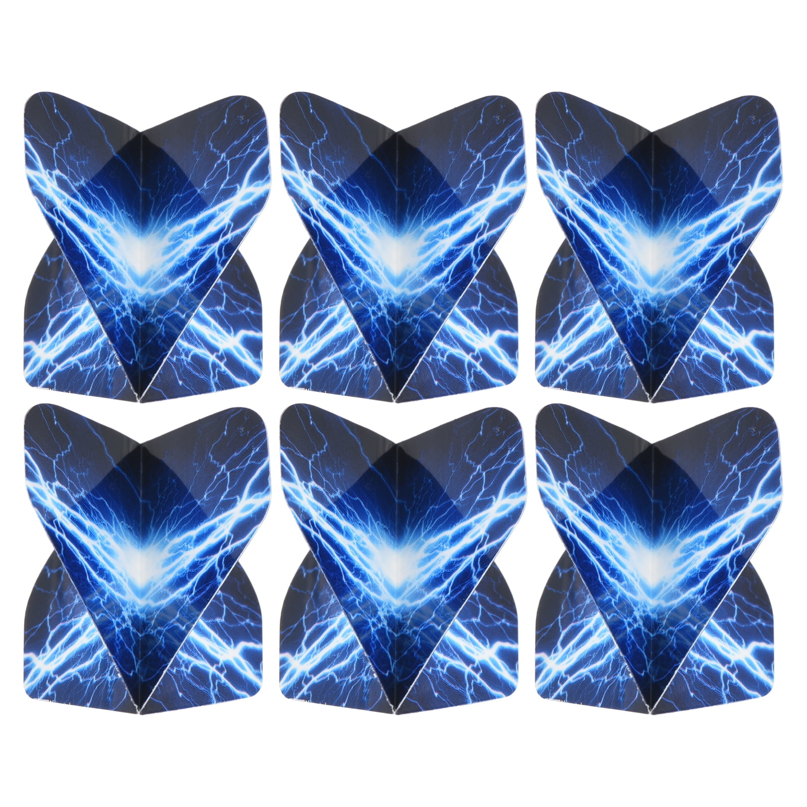Uxcell Dart Flights, 6 Pack PET Standard Darts Accessories, Blue, White ...