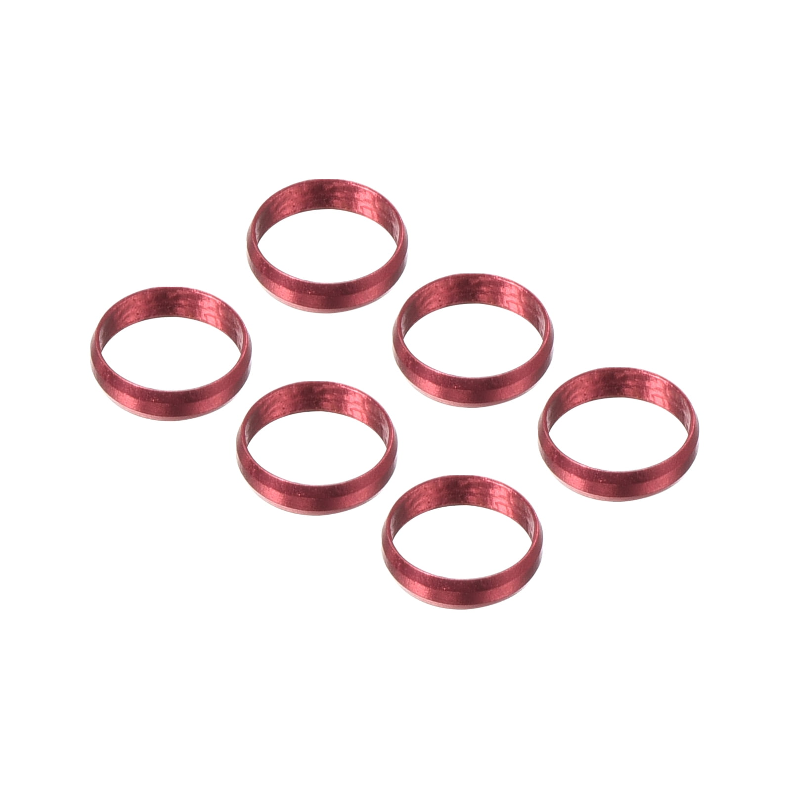 Uxcell Dart Shaft Rings, Aluminum Dart O-Ring Accessories - 6 Pack (Red ...