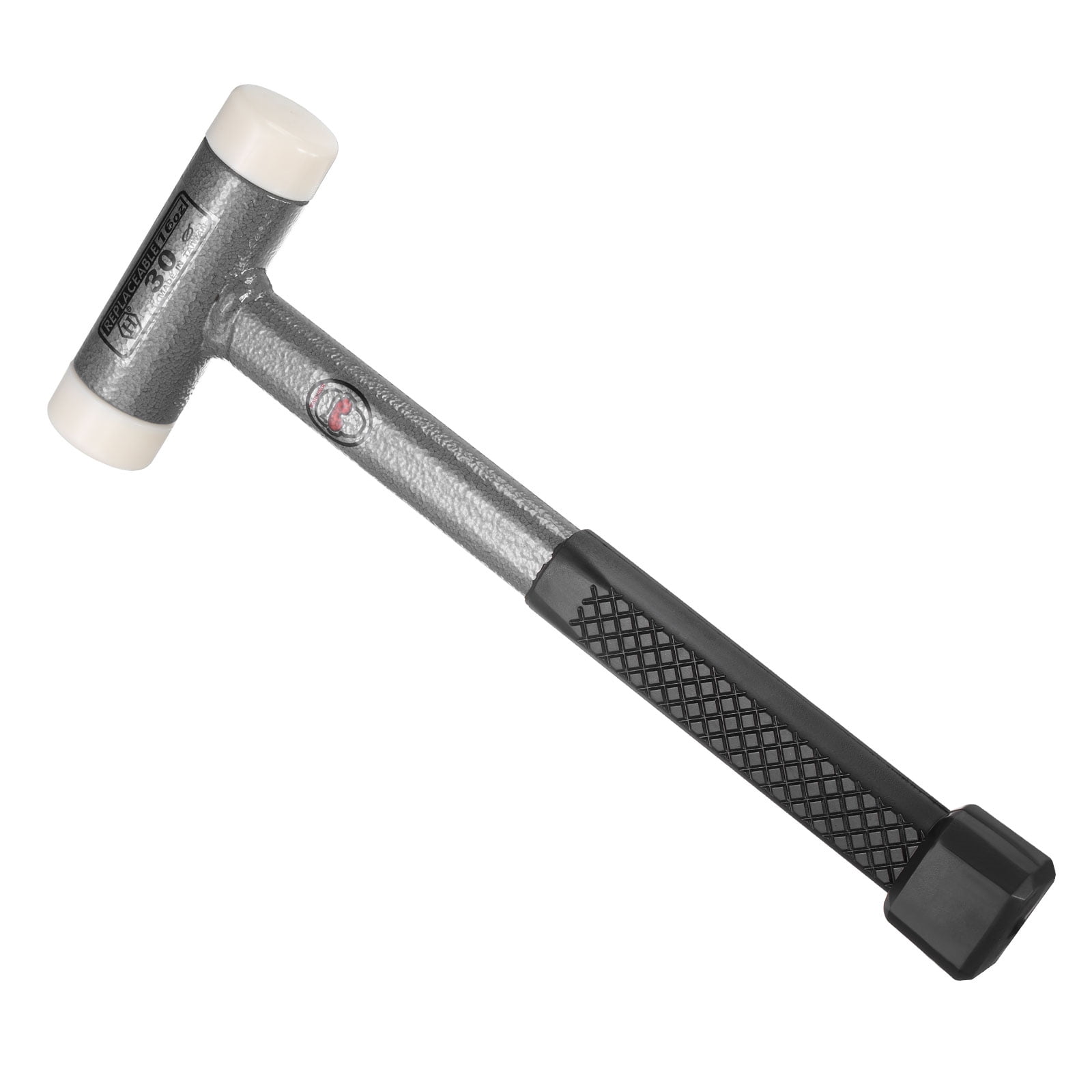 Uxcell Dead Blow Mallet 11.02" Double-Faced Nylon Head Alloy Steel Grip ...
