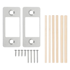Adjustable Door Strike Plates for Home Improvement in Various Finishes