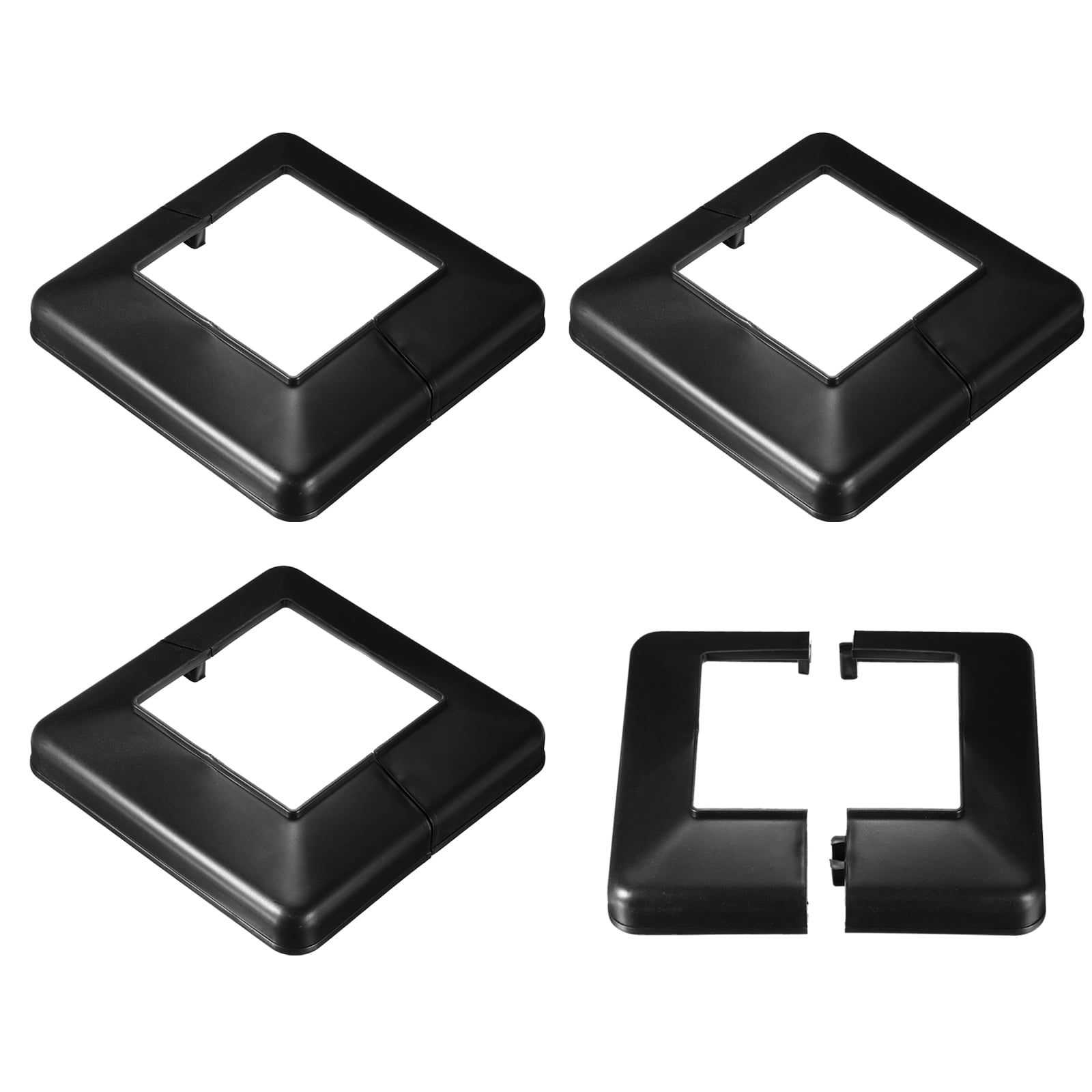 Uxcell Deck Post Base Cover 4Pcs Split Style 3.94" x 3.94" Post Base ...