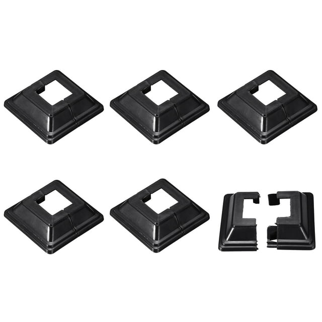 Uxcell Deck Post Base Cover, 6Pcs Split Style 26x26mm/1.02x1.02" Post ...