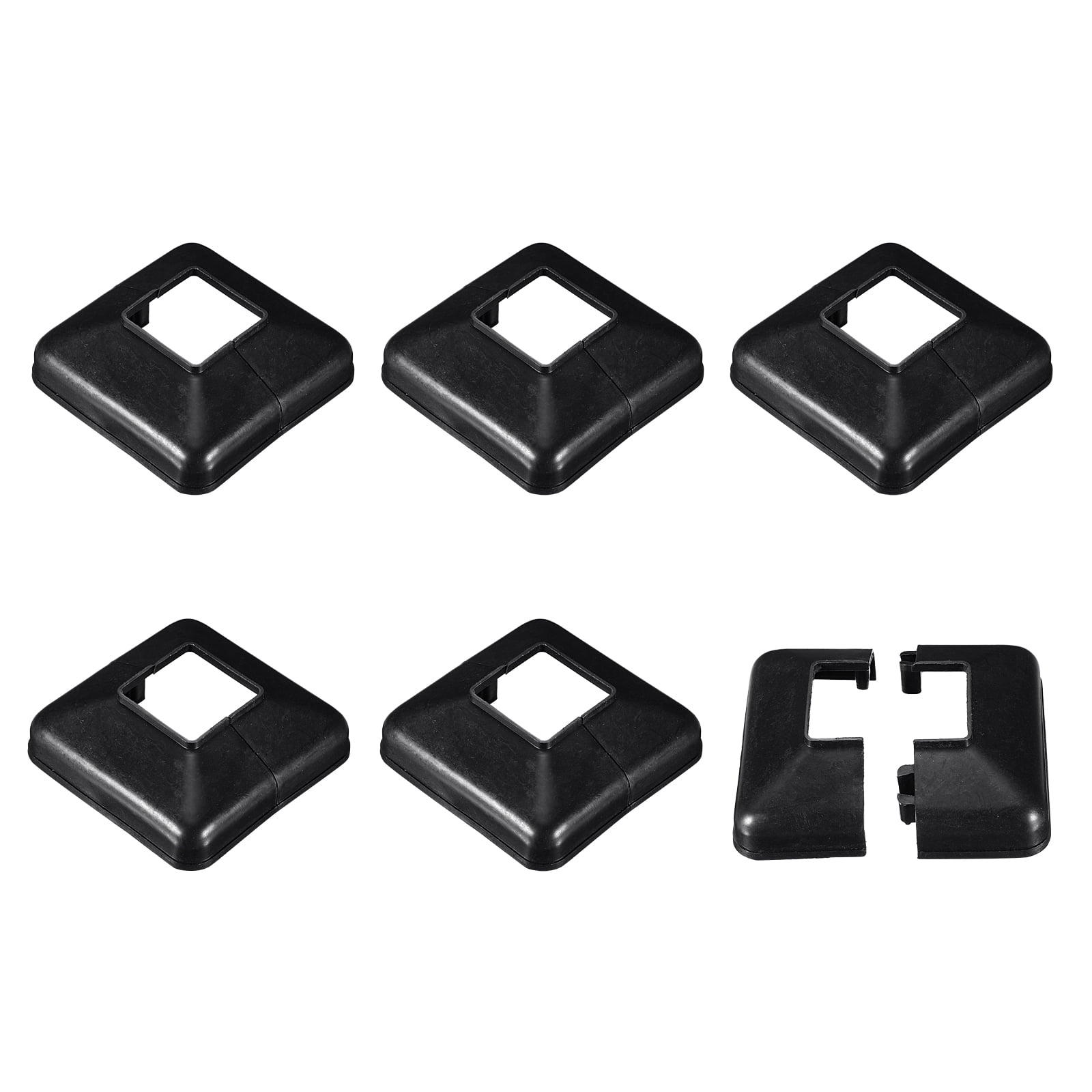 Uxcell Deck Post Base Cover 6Pcs Split Style 1.61" x 1.61" Post Base ...