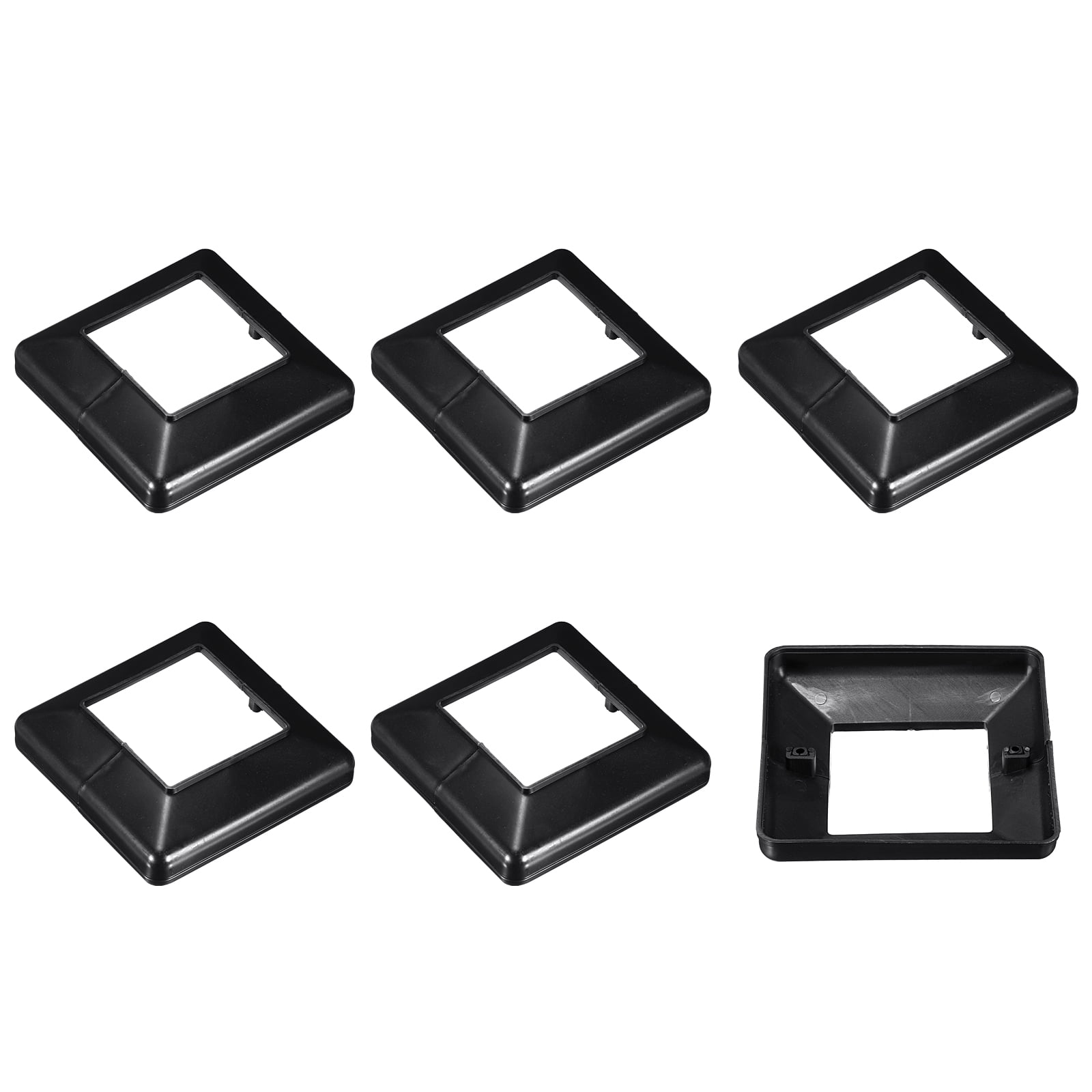 Uxcell Deck Post Base Cover, 6Pcs Split Style 80x80mm/3.15x3.15" Post ...
