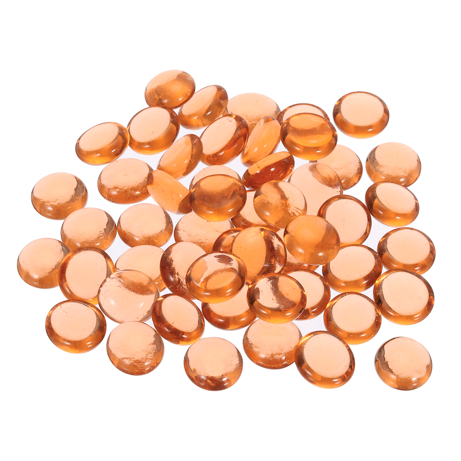 Uxcell Decorative Flat Glass Marbles 12-14mm Rock Vase Filler Red for ...