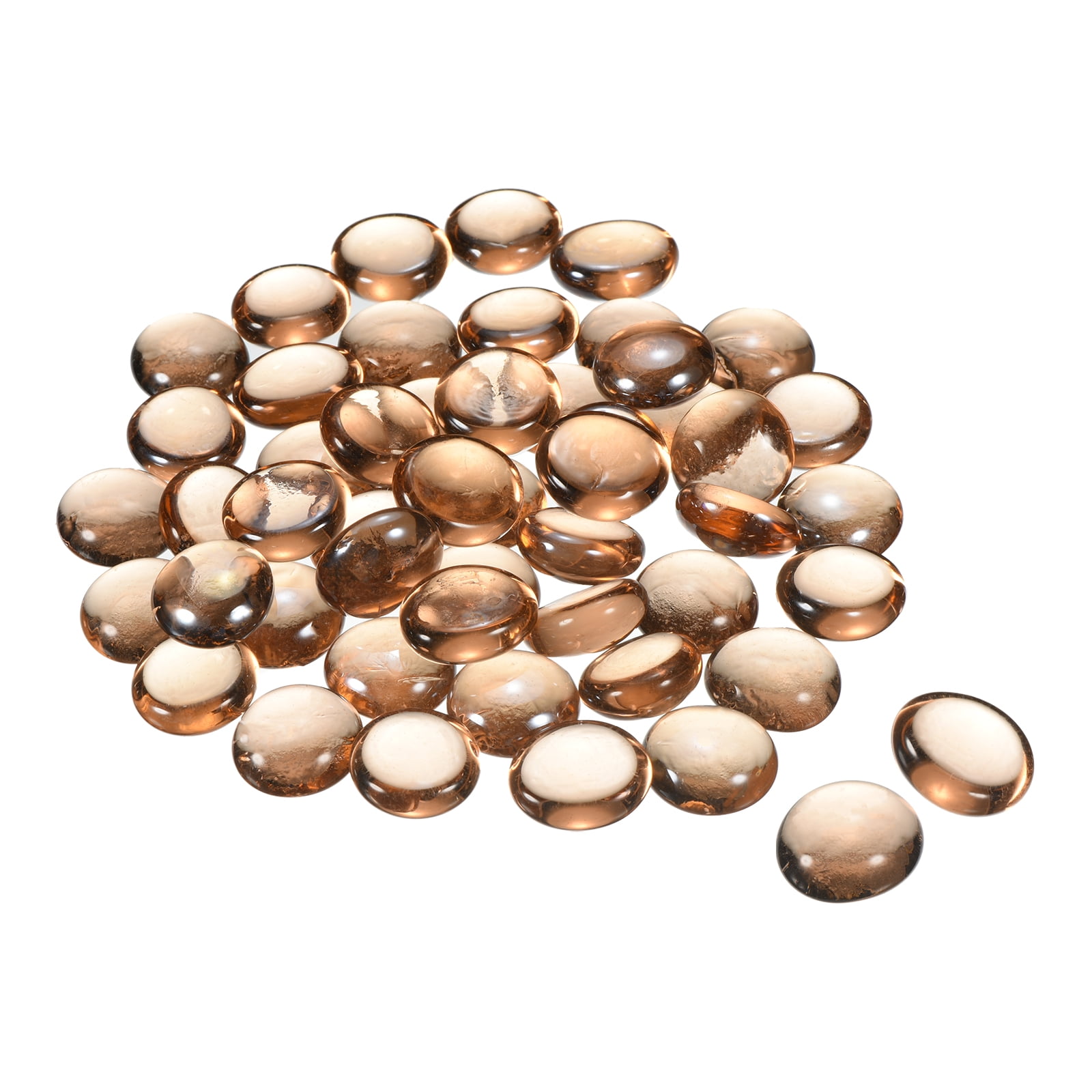 Uxcell Decorative Flat Glass Marbles, 17-19mm, Vase/Aquarium Filler ...