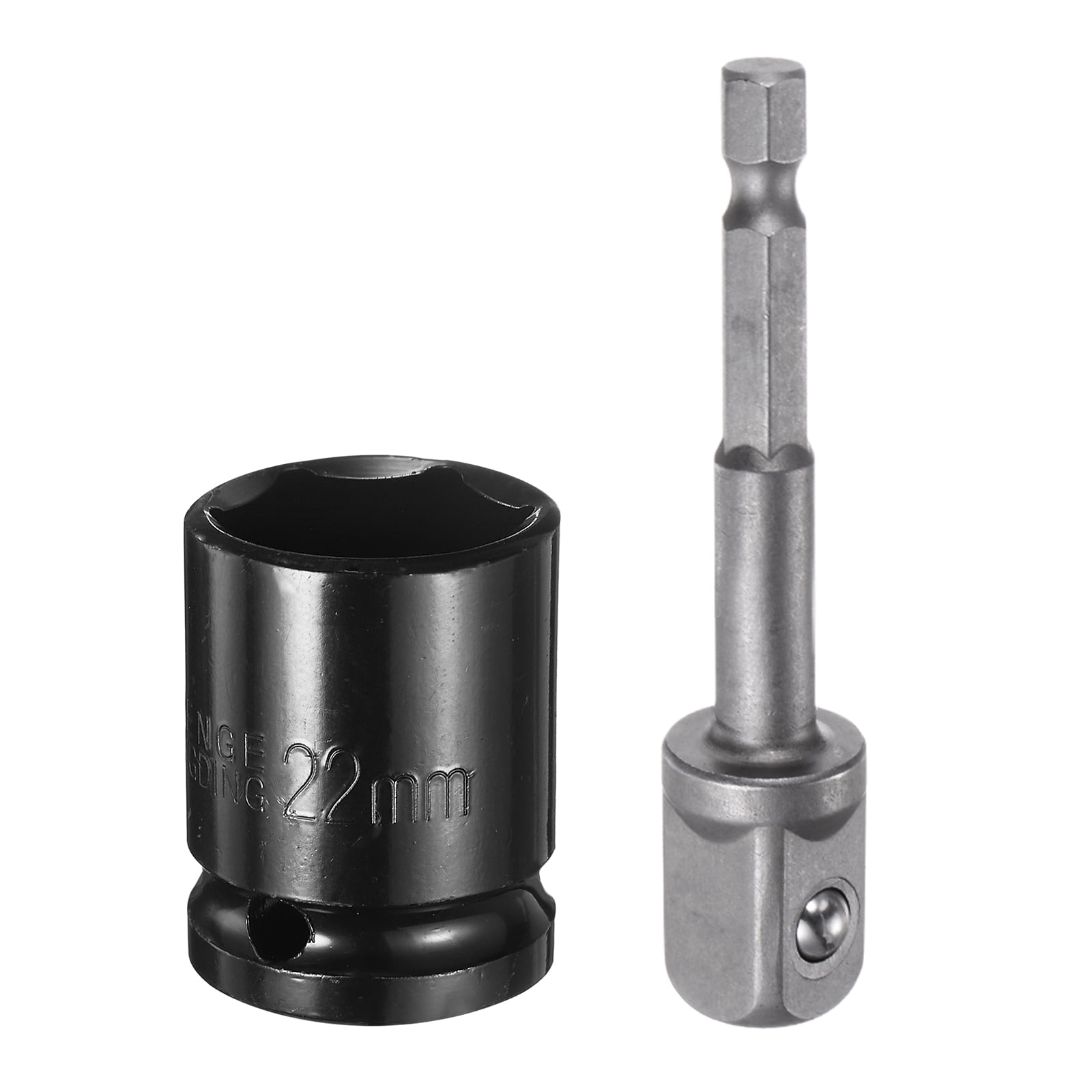 Uxcell Deep 6-Point Impact Socket 1/2" Drive 22mm Metric Socket 1.5 ...