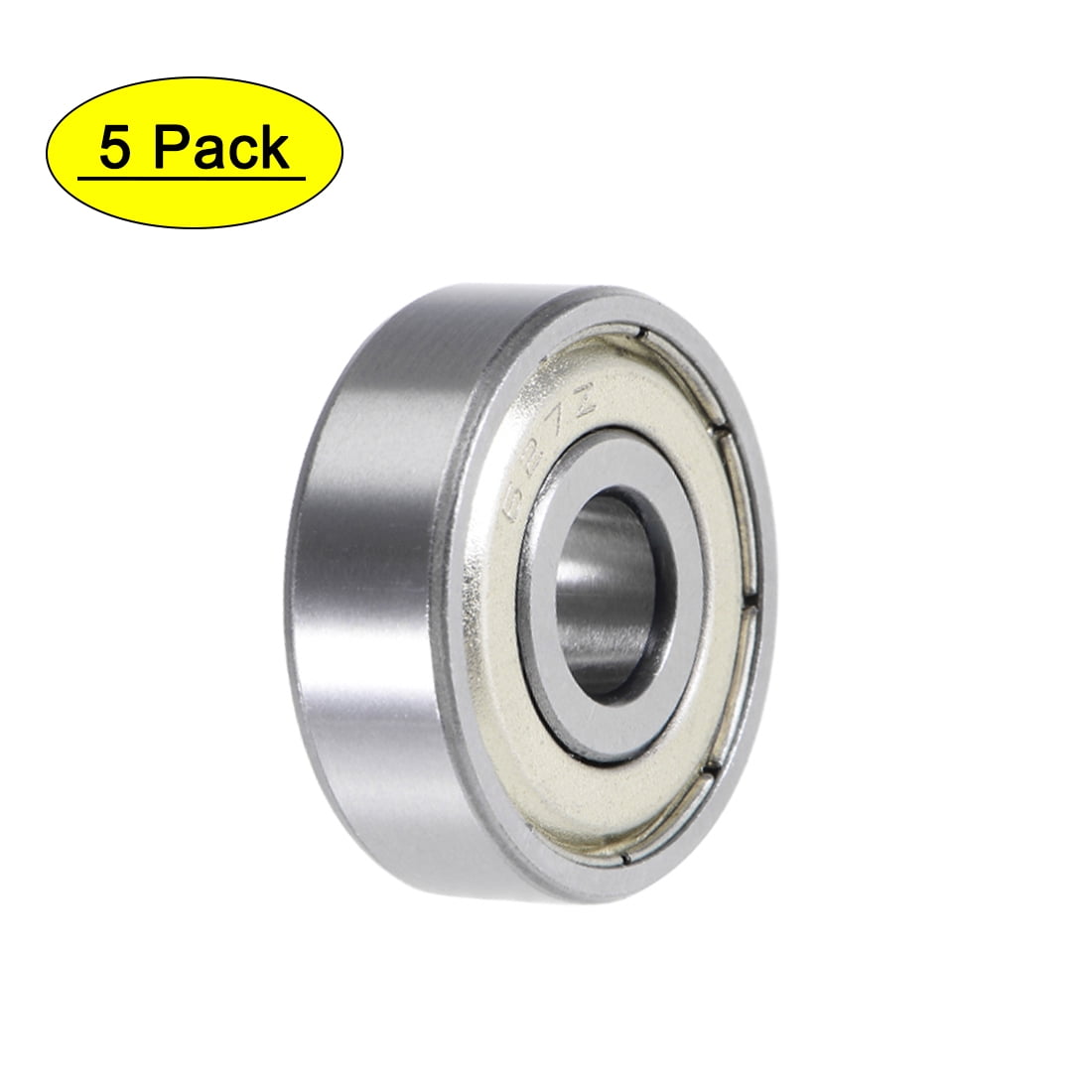 Uxcell Deep Groove Ball Bearing Double Shielded Chrome Steel 7x22x7mm ...