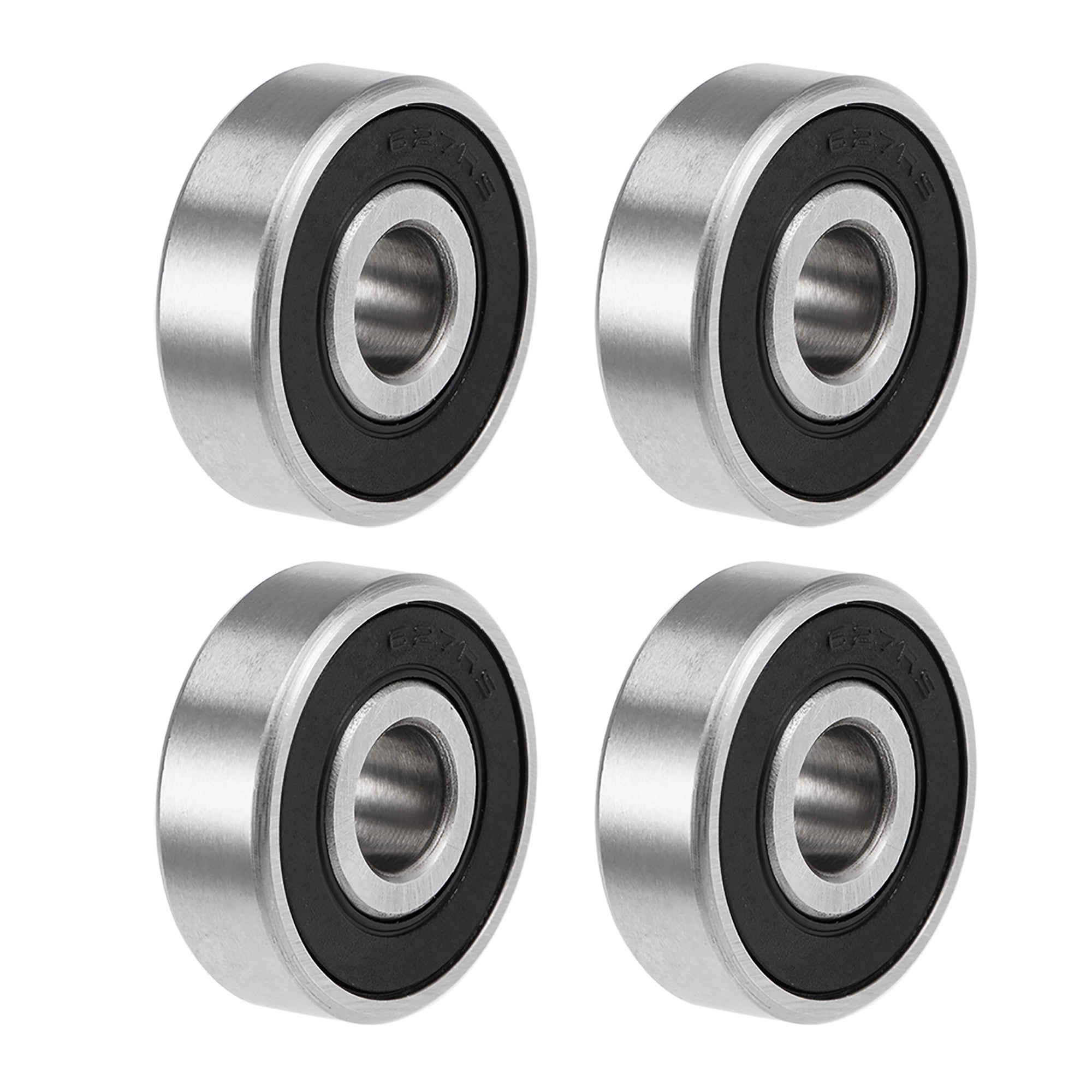 Uxcell Deep Groove Ball Bearing Metric Double Sealed High Carbon Steel ...