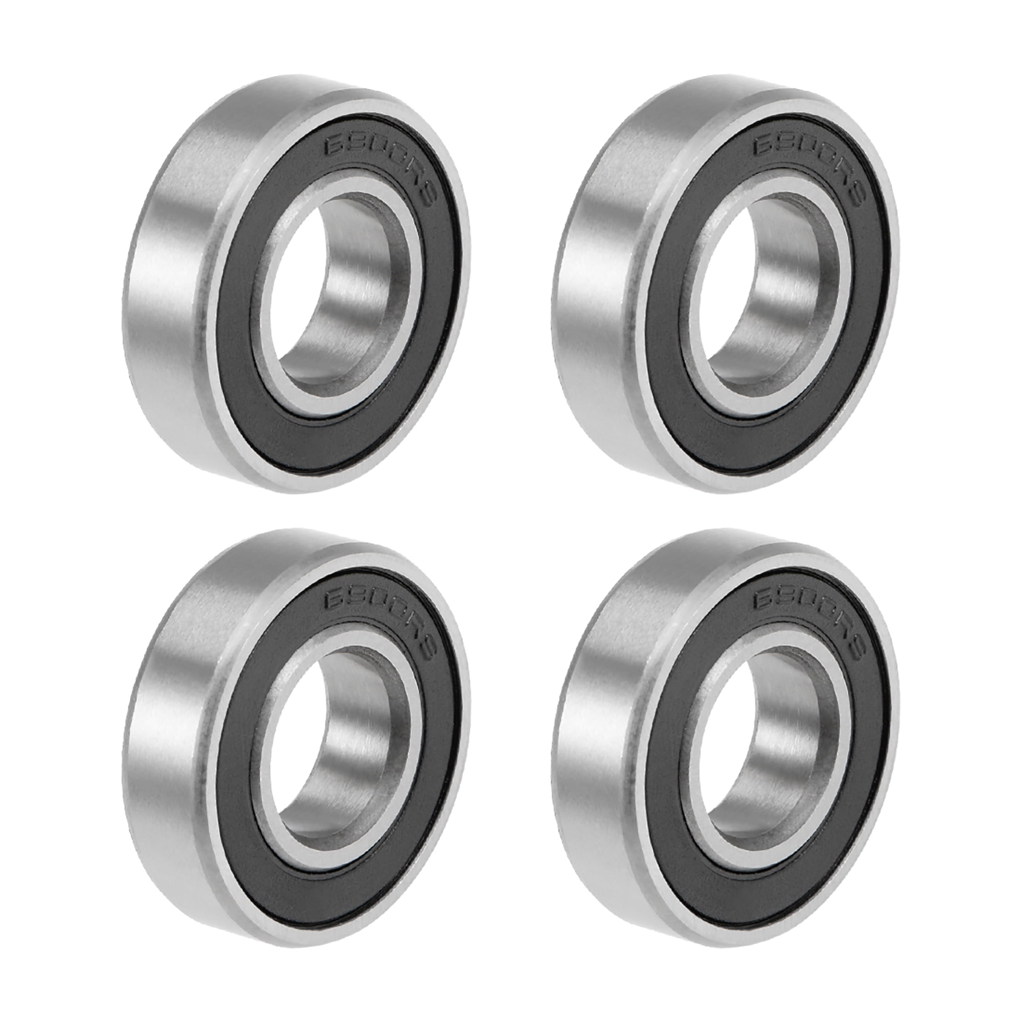 Uxcell Deep Groove Ball Bearing Metric Double Sealed High Carbon Steel Z2 6900-2RS - Walmart.com