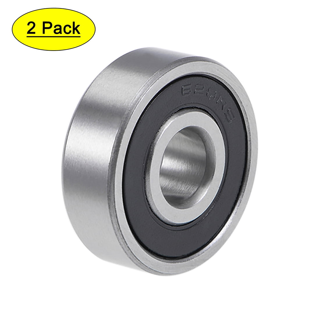 Uxcell Deep Groove Ball Bearings Double Sealed Chrome Steel ABEC3 ...