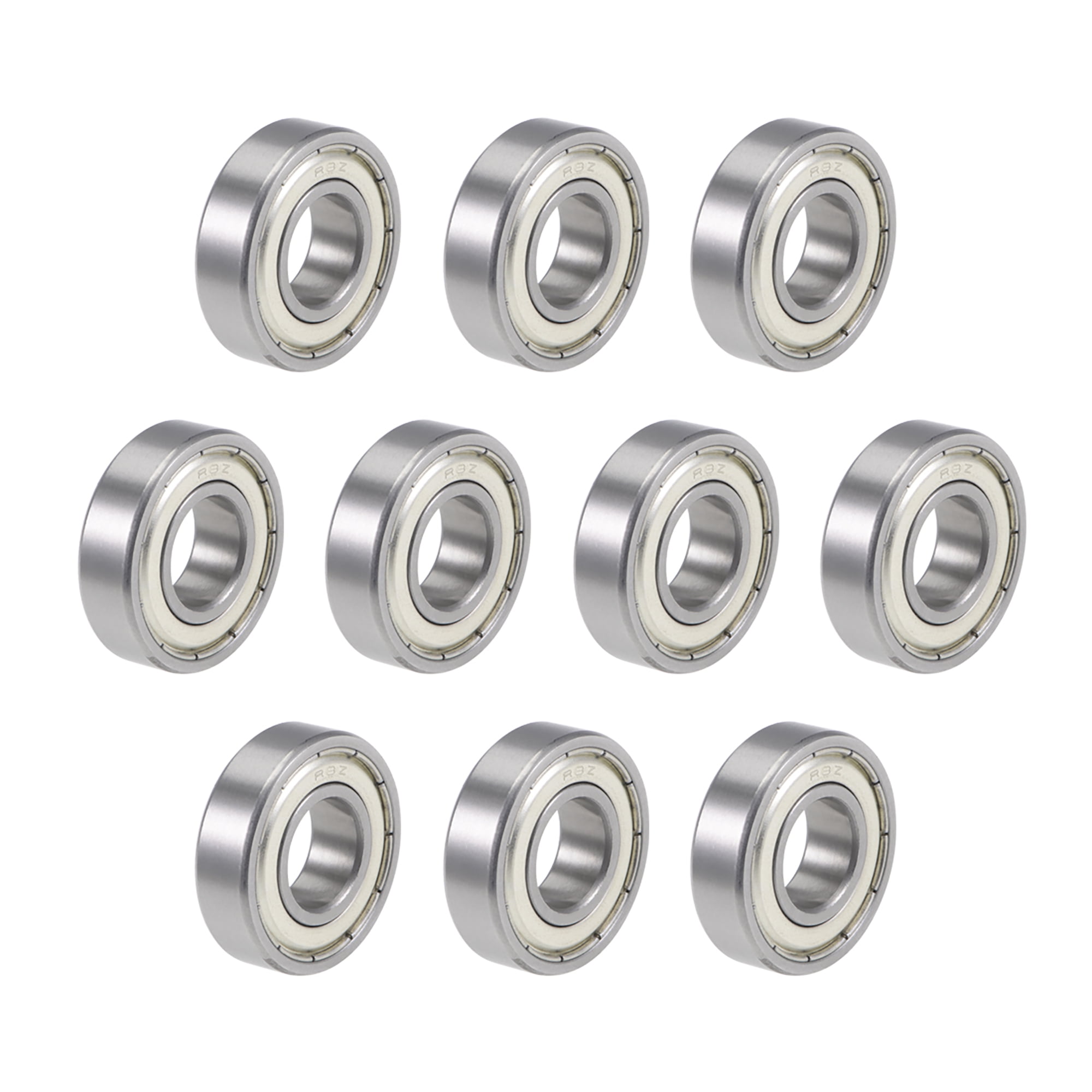 Uxcell Deep Groove Ball Bearings Inch Double Shield Chrome Steel 1/2"x1 ...