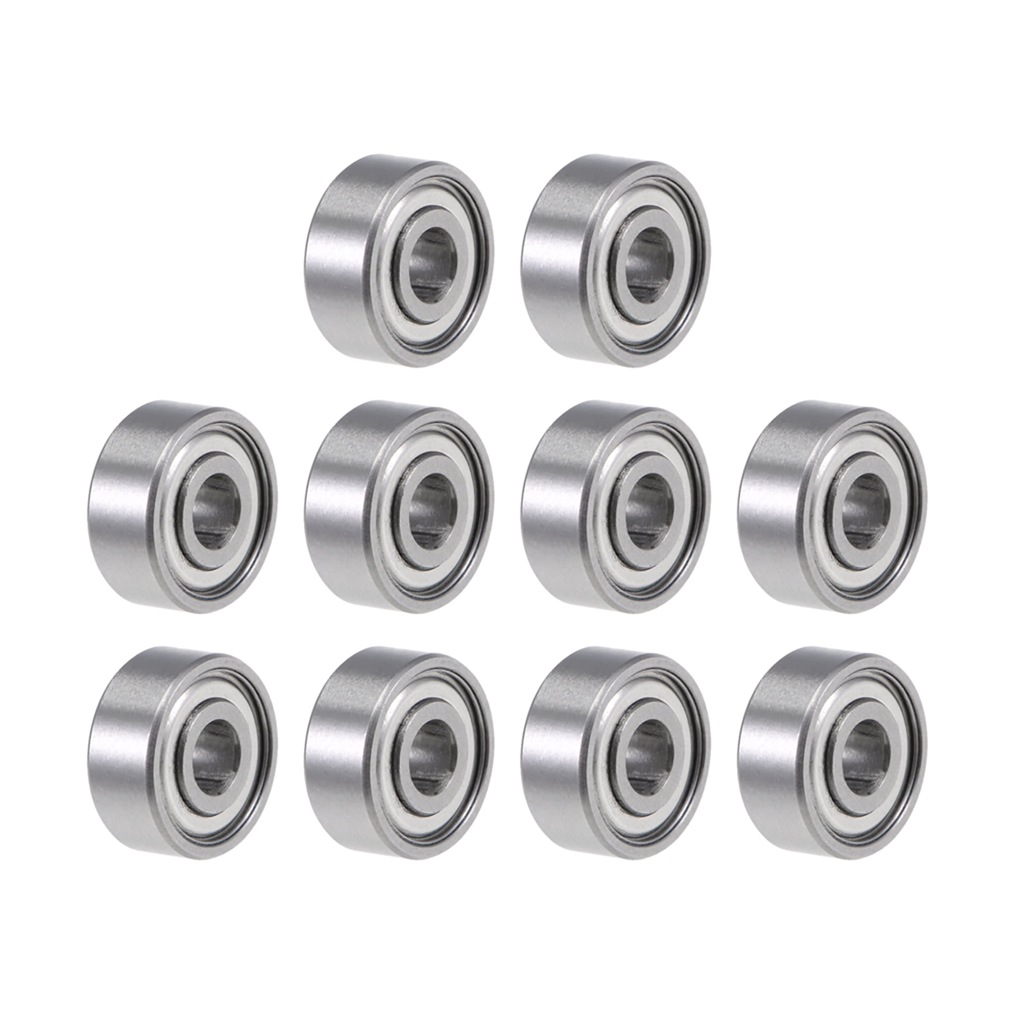 Uxcell Deep Groove Ball Bearings inch Double Shielded Chrome Steel ...