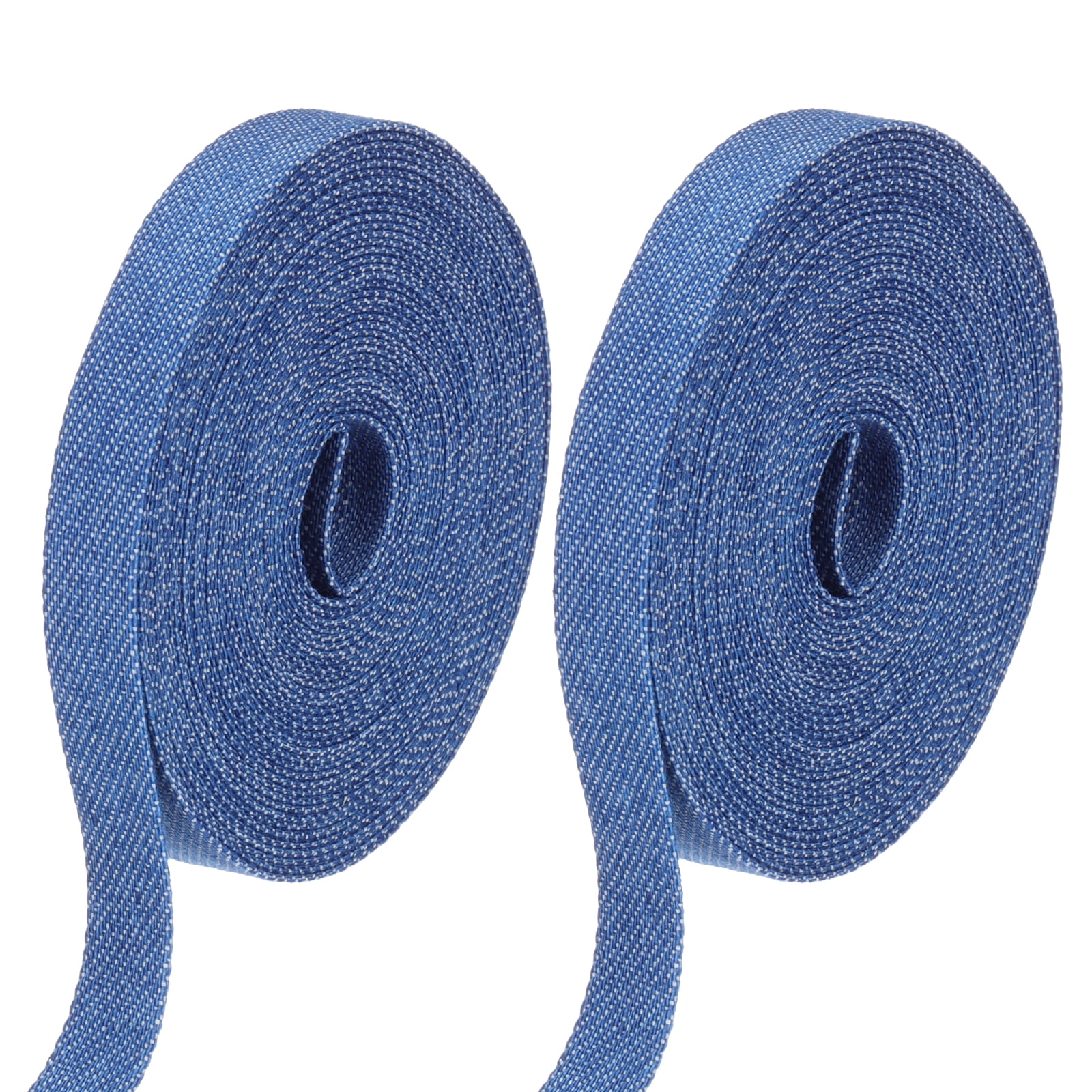 Uxcell 3/8" Denim Ribbon, 2 Roll Total 11 Yard Layering Jean Fabric ...
