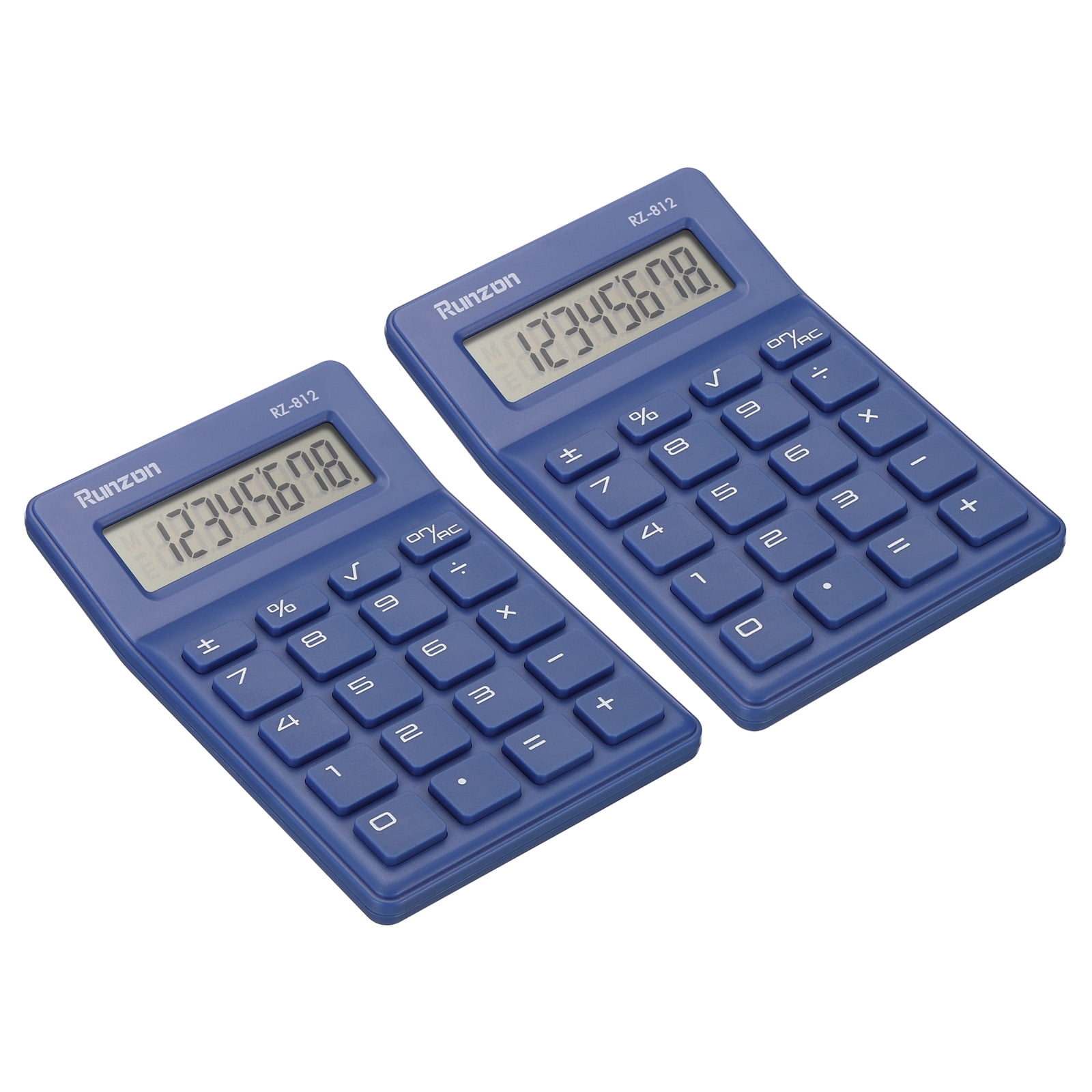 Uxcell Desk Basic Cute Calculator, 2 Pack Desktop Calculators Battery ...