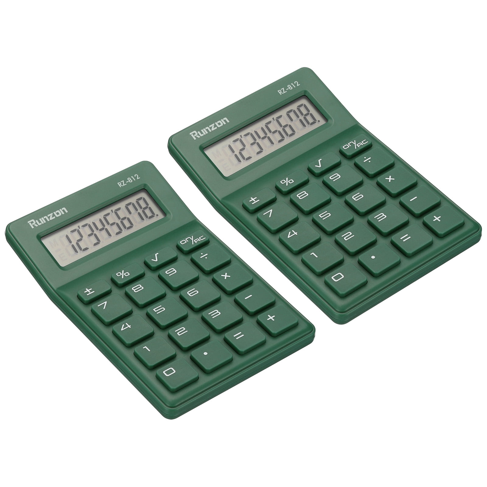 Uxcell Desk Basic Cute Calculator, 2 Pack Desktop Calculators Battery ...