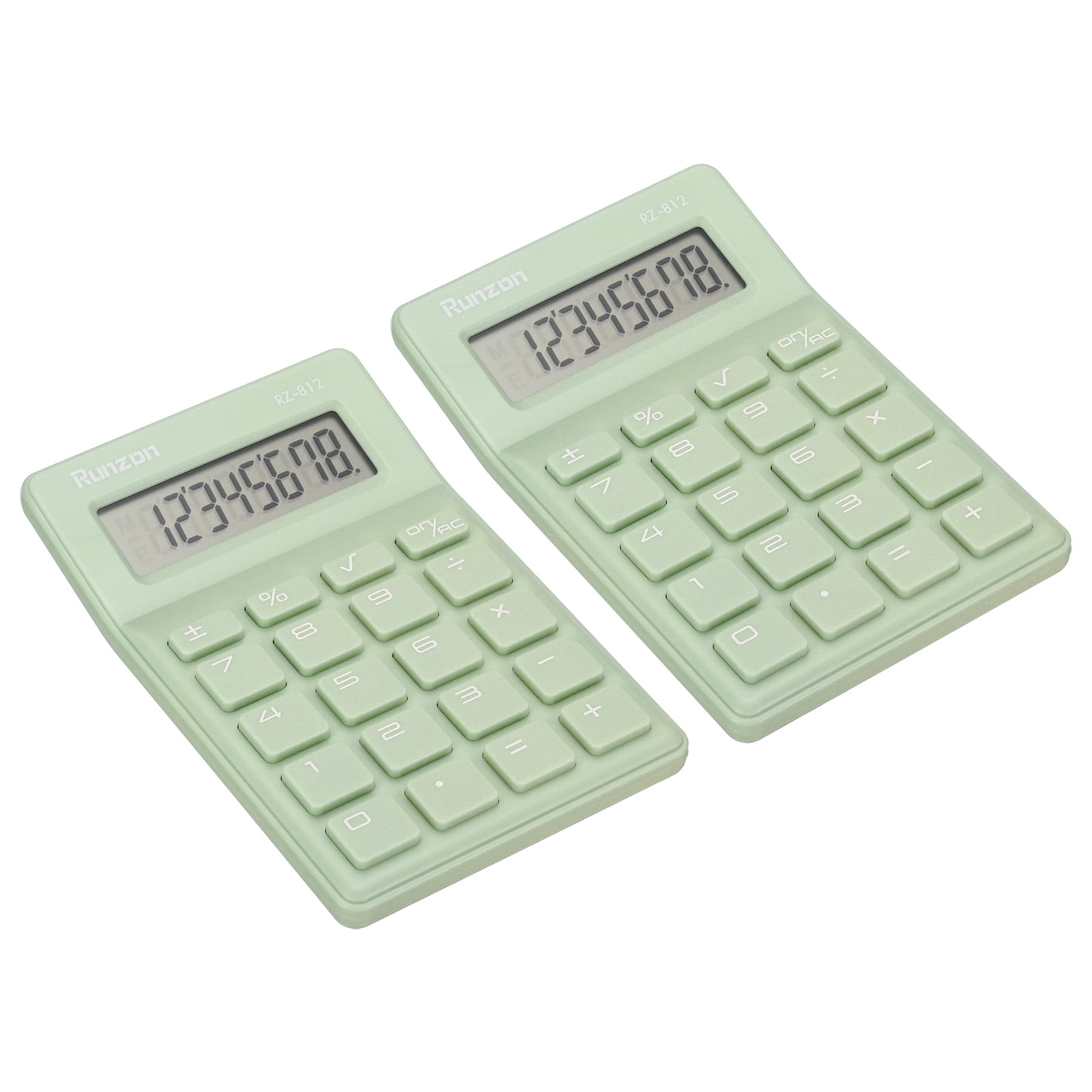 Uxcell Desk Basic Cute Calculator, 2 Pack Desktop Calculators Battery ...