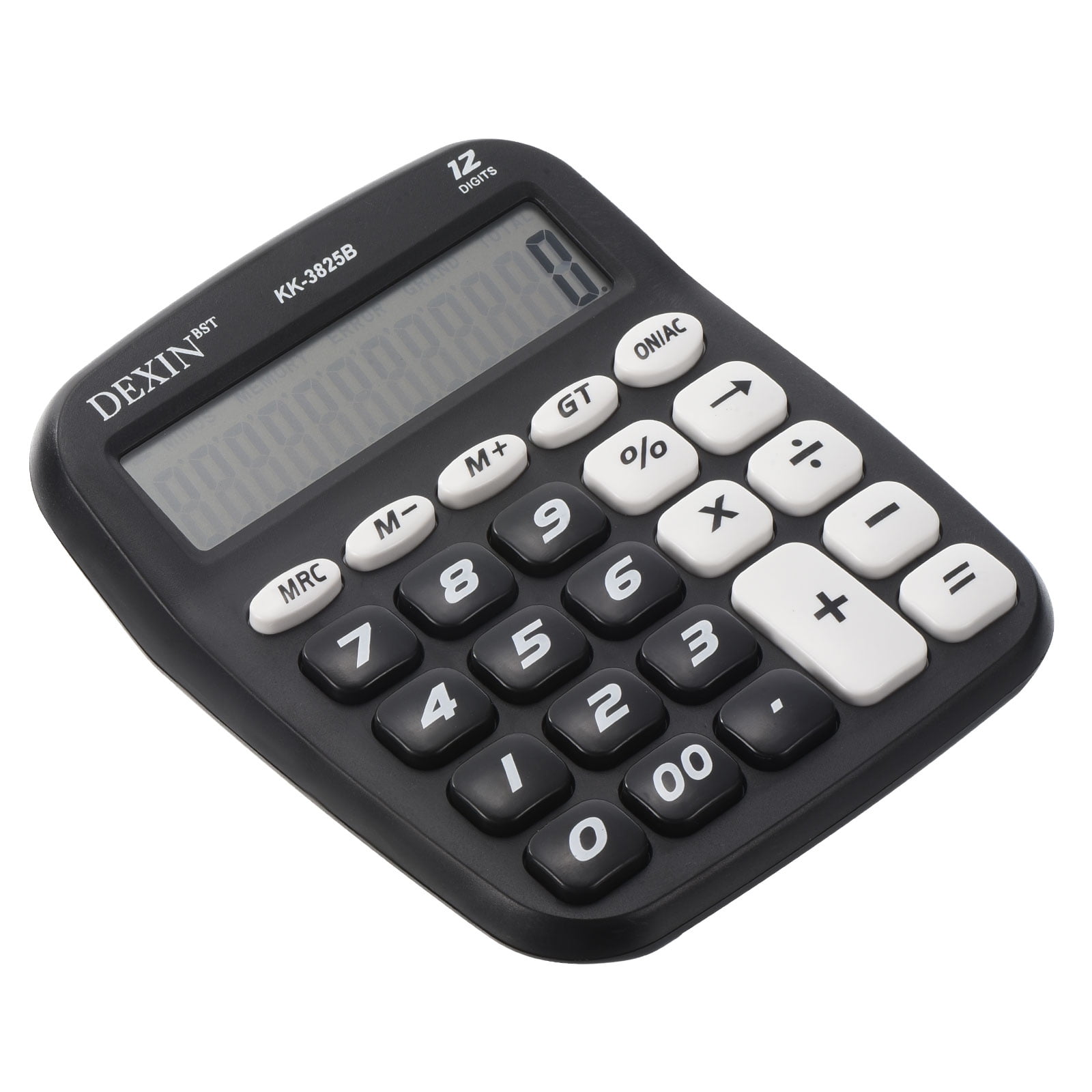 Uxcell Desk Calculator, ABS Plastic Standard Function 12 Digits Large ...