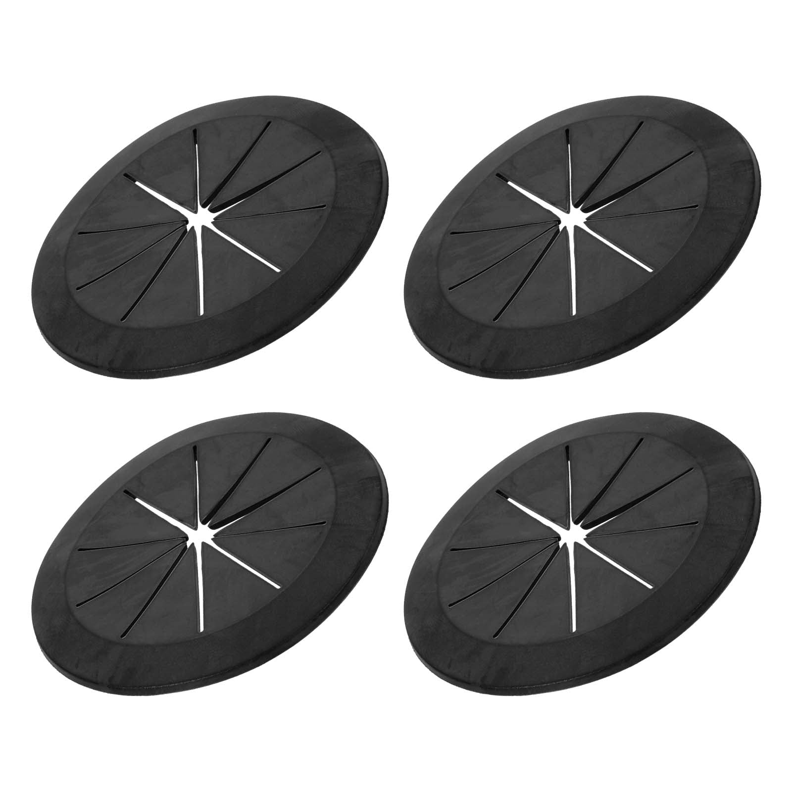 Uxcell Desk Grommet 2-3/8", Round Cable Grommet Cord Hole Cover with ...