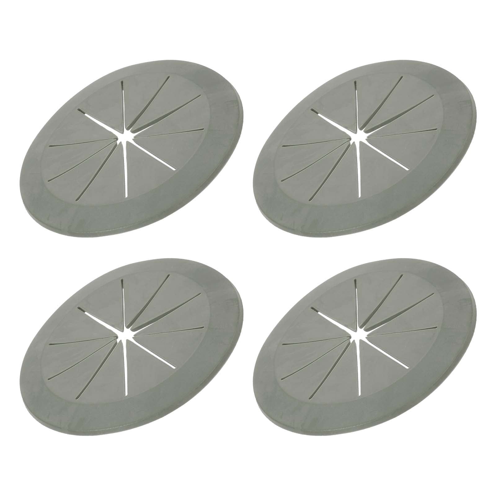 Uxcell Desk Grommet 2-3/8", Round Cable Grommet Cord Hole Cover with ...