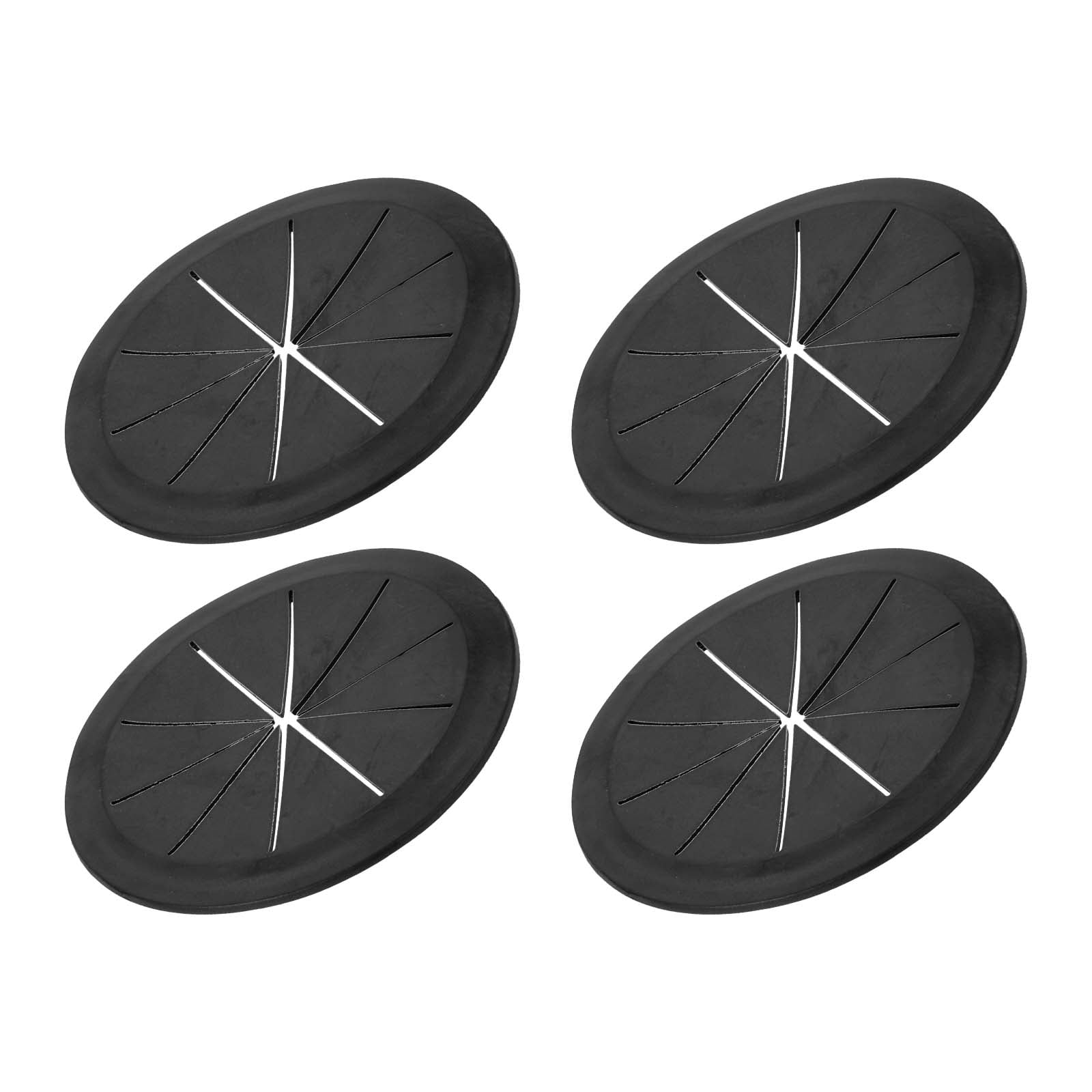 Uxcell Desk Grommet 3-3/16", Round Cable Grommet Cord Hole Cover with ...